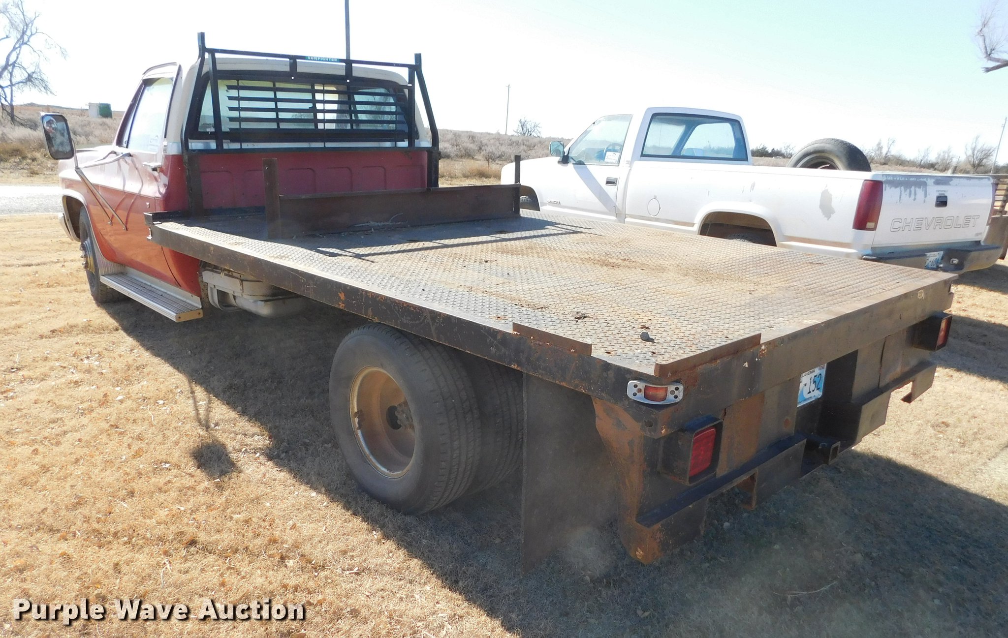 1981 GMC 3500 flatbed pickup truck in Laverne, OK | Item DC8454 sold ...