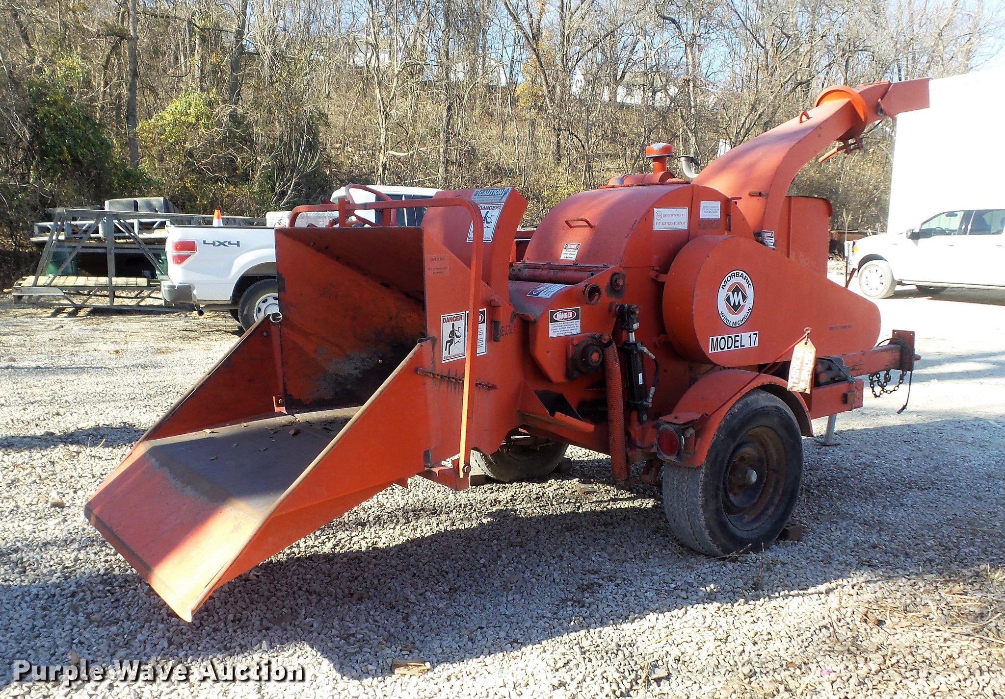 1993 Morbark 17 wood chipper in Hermann, MO | Item DB6278 sold | Purple ...