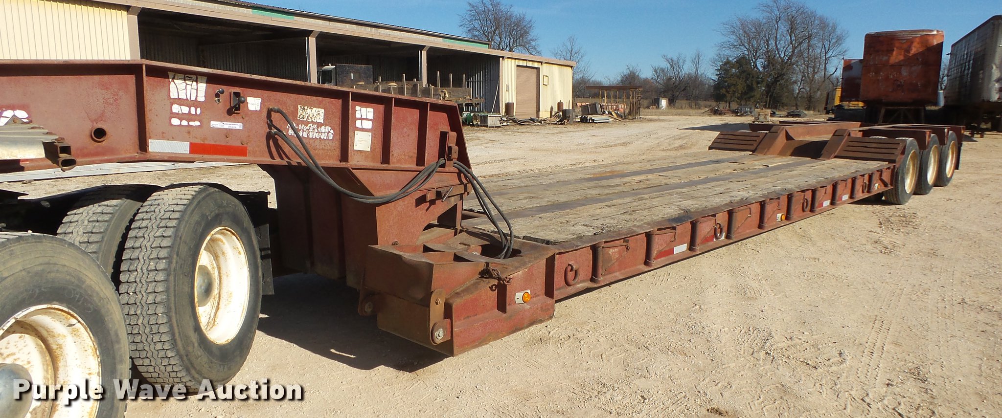 1997 Witzco RG50 Challenger low boy equipment trailer in Brookline, MO ...