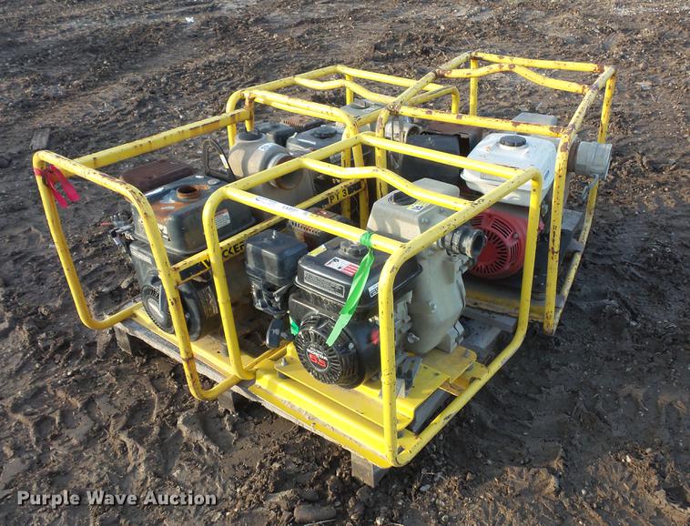 (4) Wacker pumps in East Moline, IL | Item EA9551 sold | Purple Wave