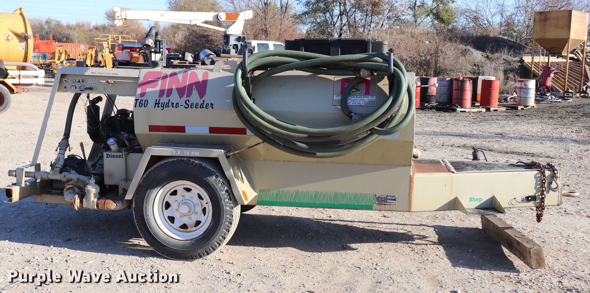 Finn T60-TD Hydroseeder trailer in East Moline, IL | Item DC6361 sold ...