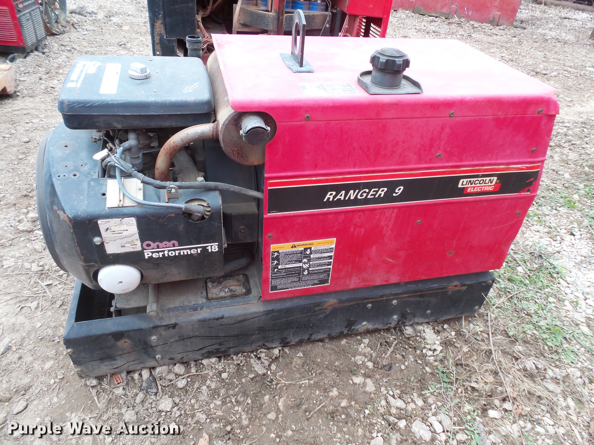 Lincoln Ranger 9 welder in East Moline, IL | Item EA9519 sold | Purple Wave