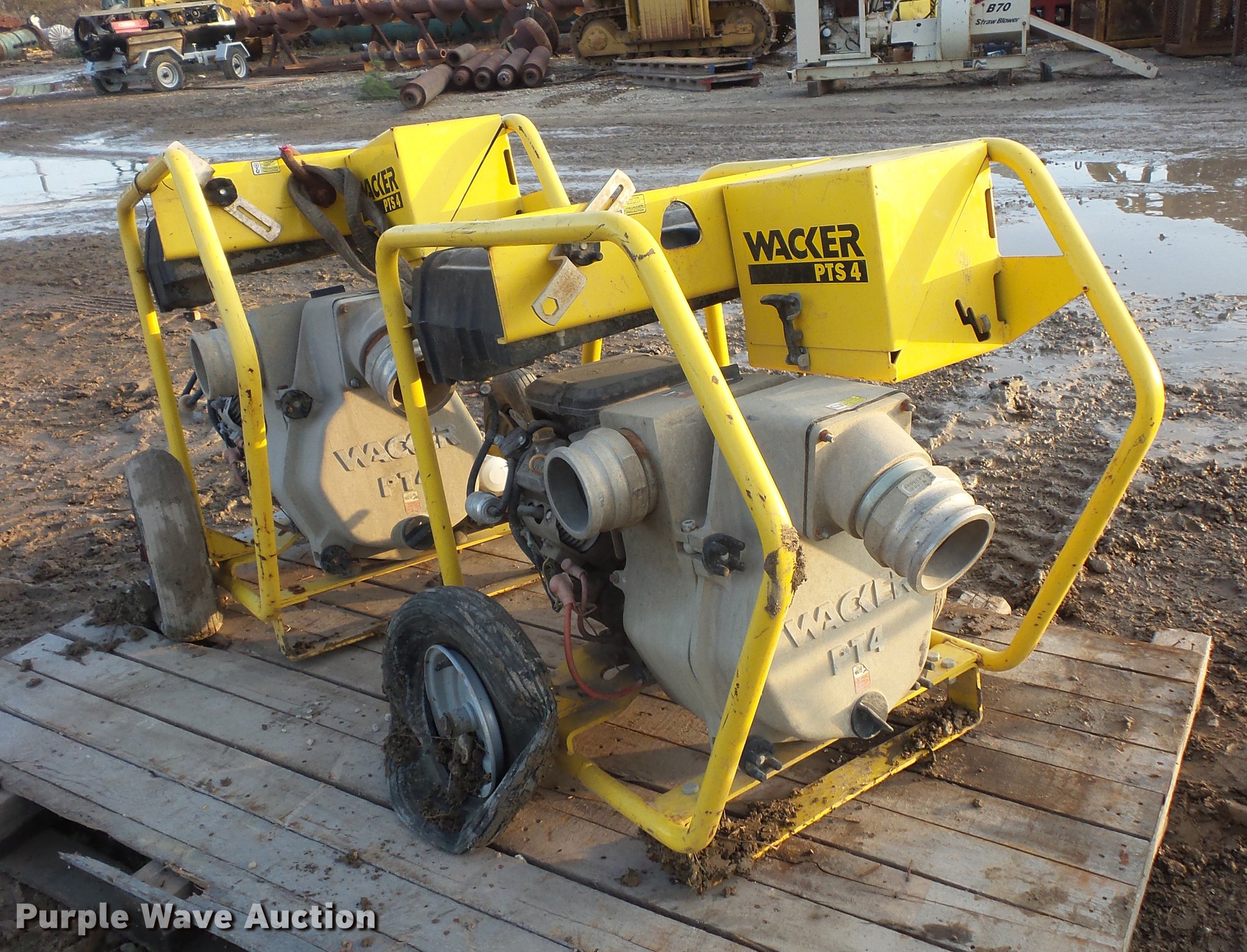 (2) Wacker pumps in East Moline, IL | Item EA9560 sold | Purple Wave