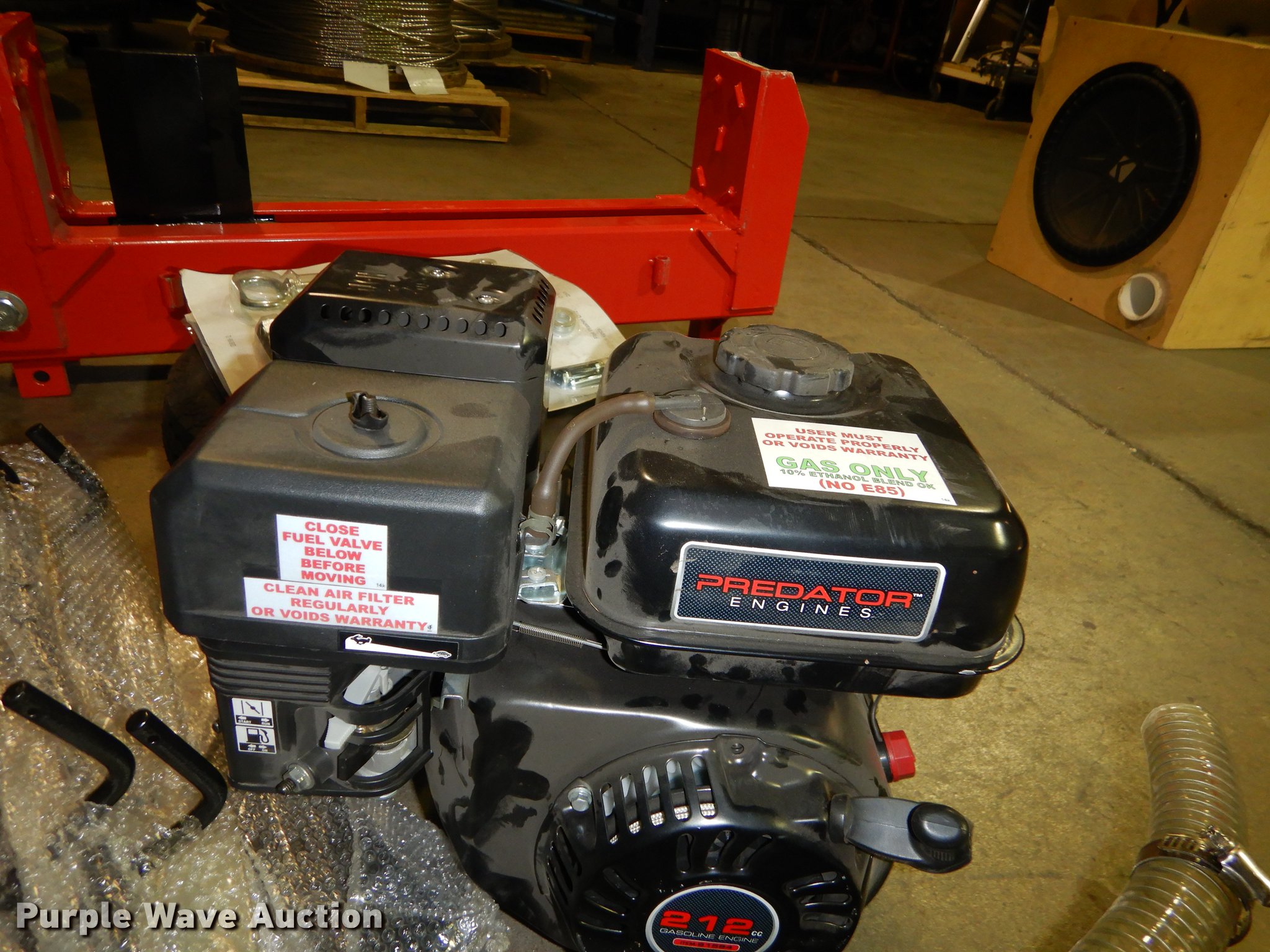 Predator log splitter in Manhattan, KS | Item EC9968 sold | Purple Wave