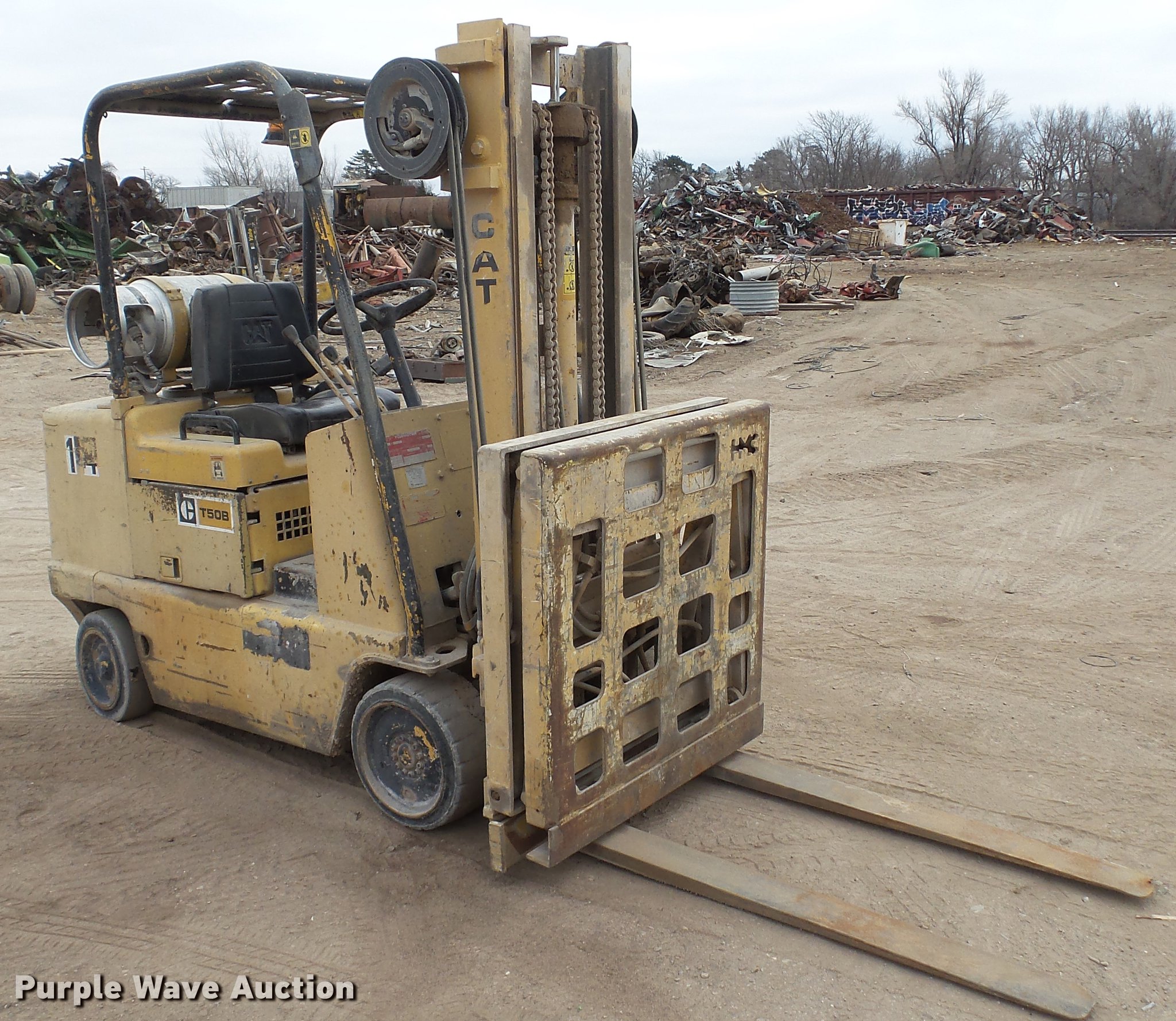 Caterpillar T50B forklift in Pratt, KS | Item DC5716 sold | Purple Wave