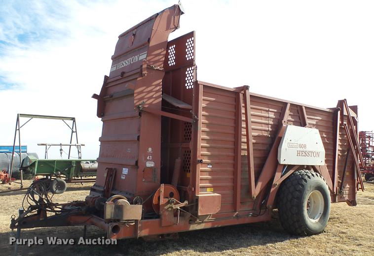 Hesston 60B Stakhand bale stacker in Lyons, KS | Item DC2381 sold ...