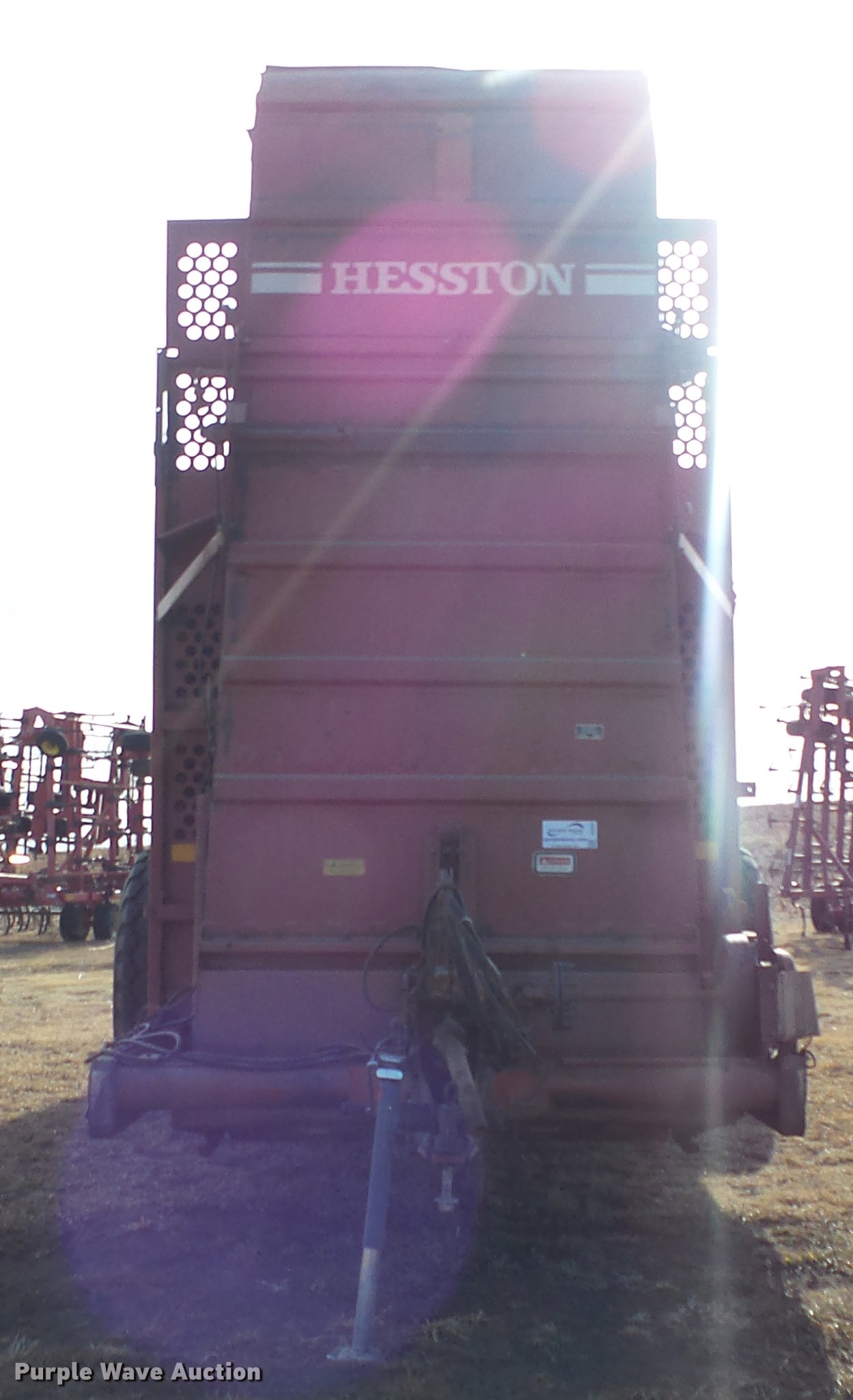 Hesston 60B Stakhand bale stacker in Lyons, KS | Item DC2381 sold ...
