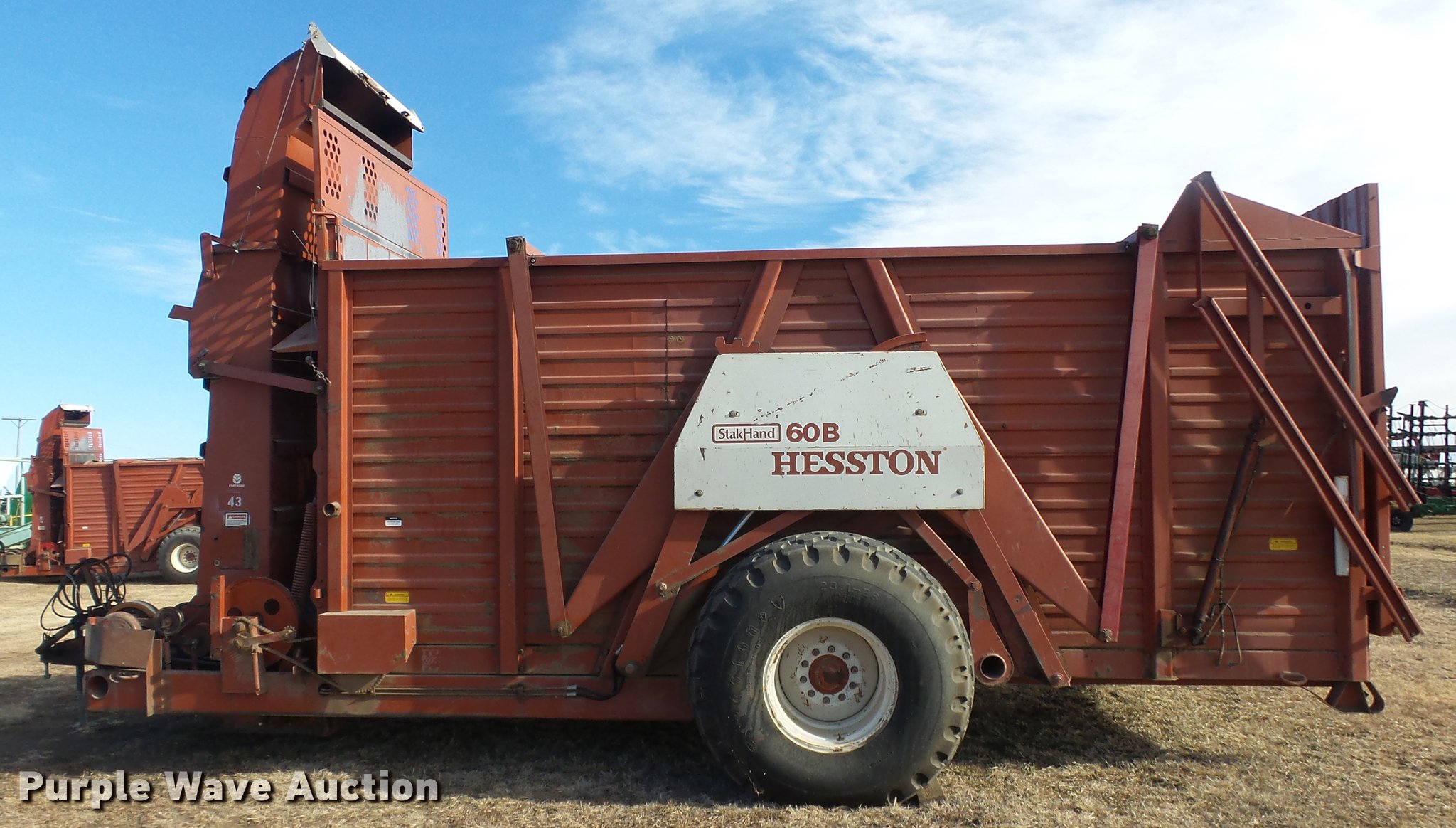 Hesston 60B Stakhand bale stacker in Lyons, KS | Item DC2381 sold ...