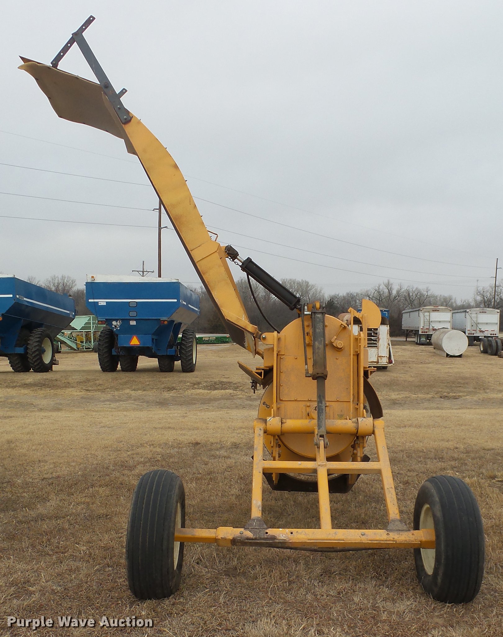 Hurricane 24 terracing ditcher in Lyons, KS | Item DC2411 sold | Purple ...