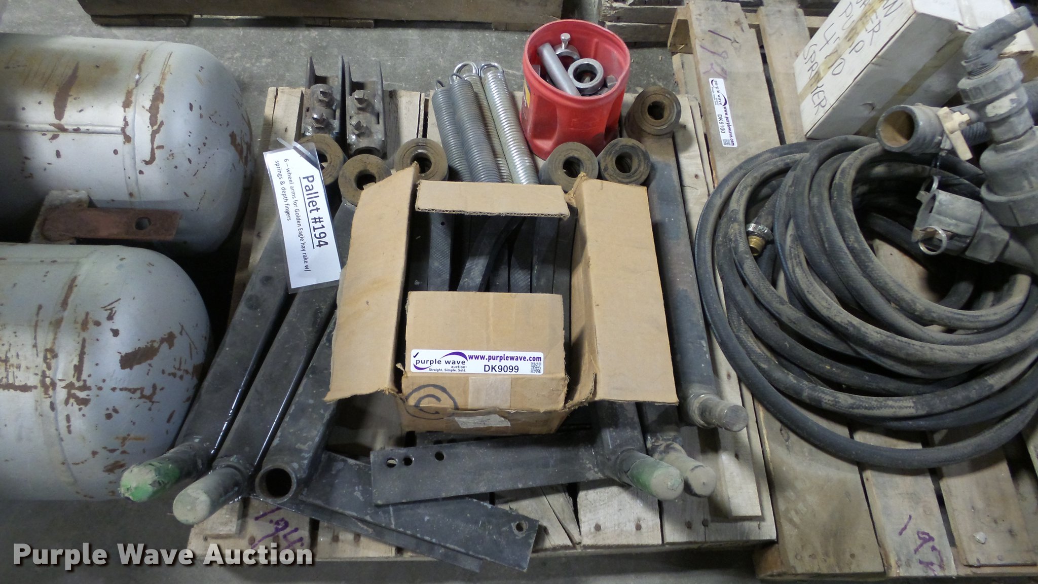 (6) Golden Eagle hay rake wheel arms in Lyons, KS | Item DK9099 sold ...