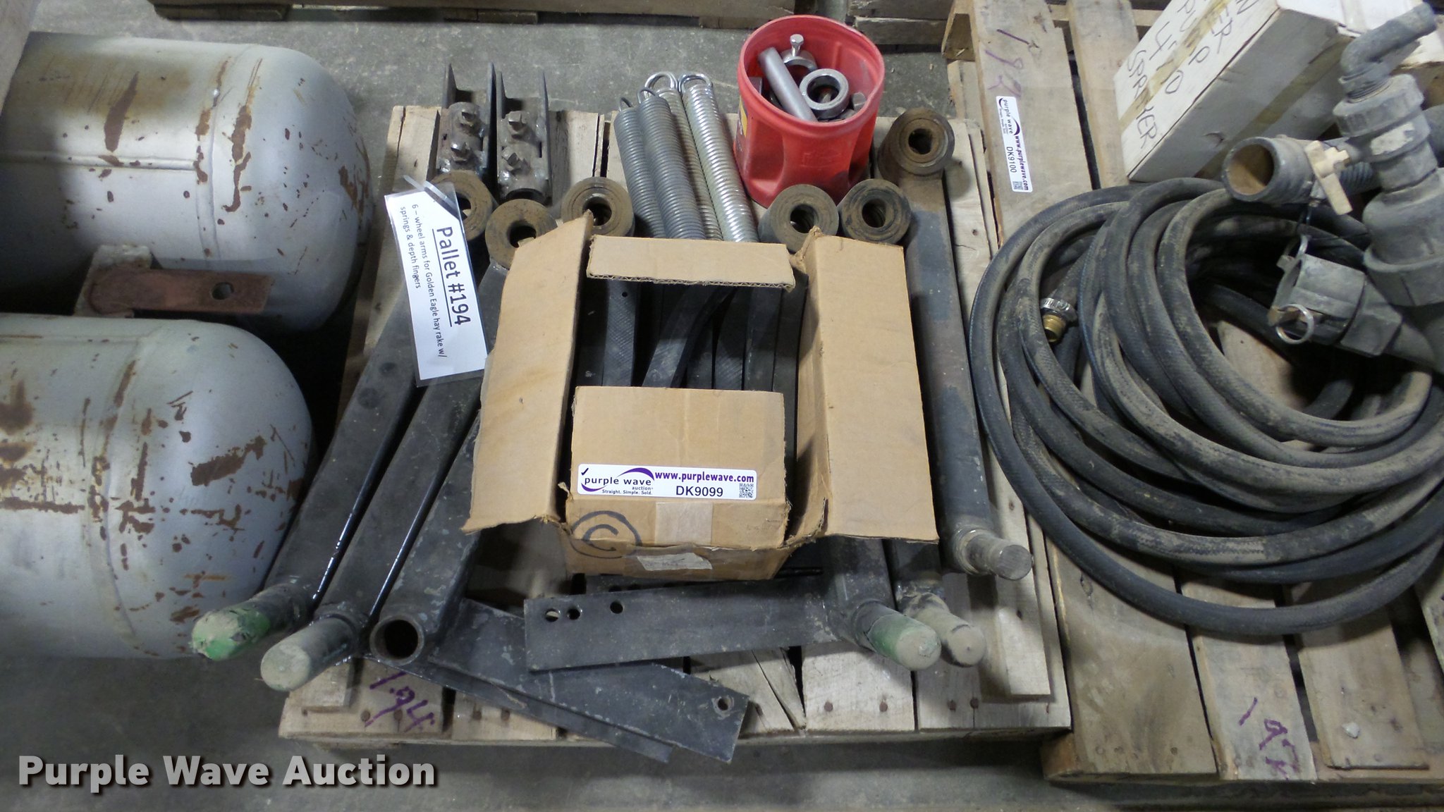 (6) Golden Eagle hay rake wheel arms in Lyons, KS | Item DK9099 sold ...