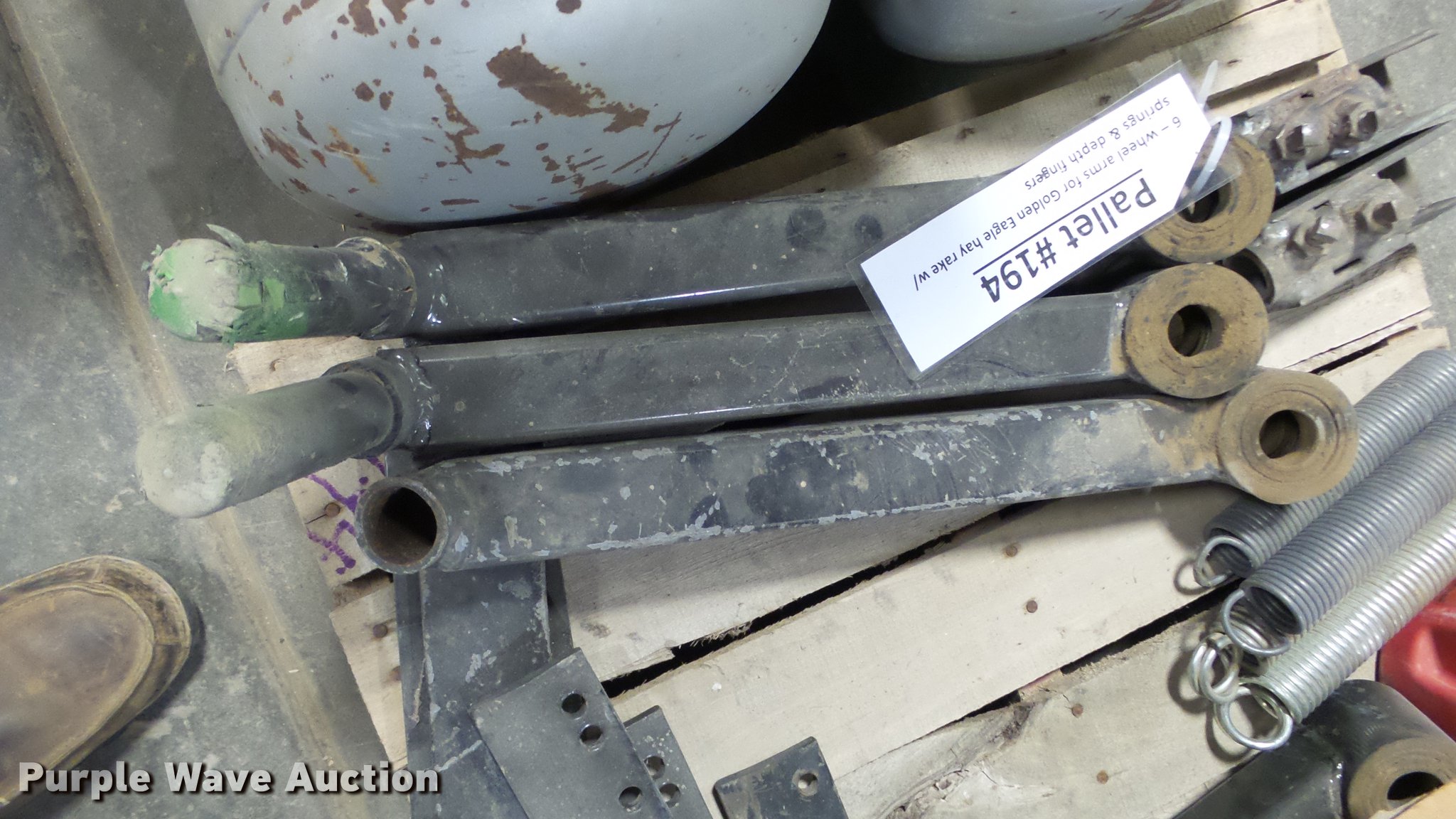 (6) Golden Eagle hay rake wheel arms in Lyons, KS | Item DK9099 sold ...