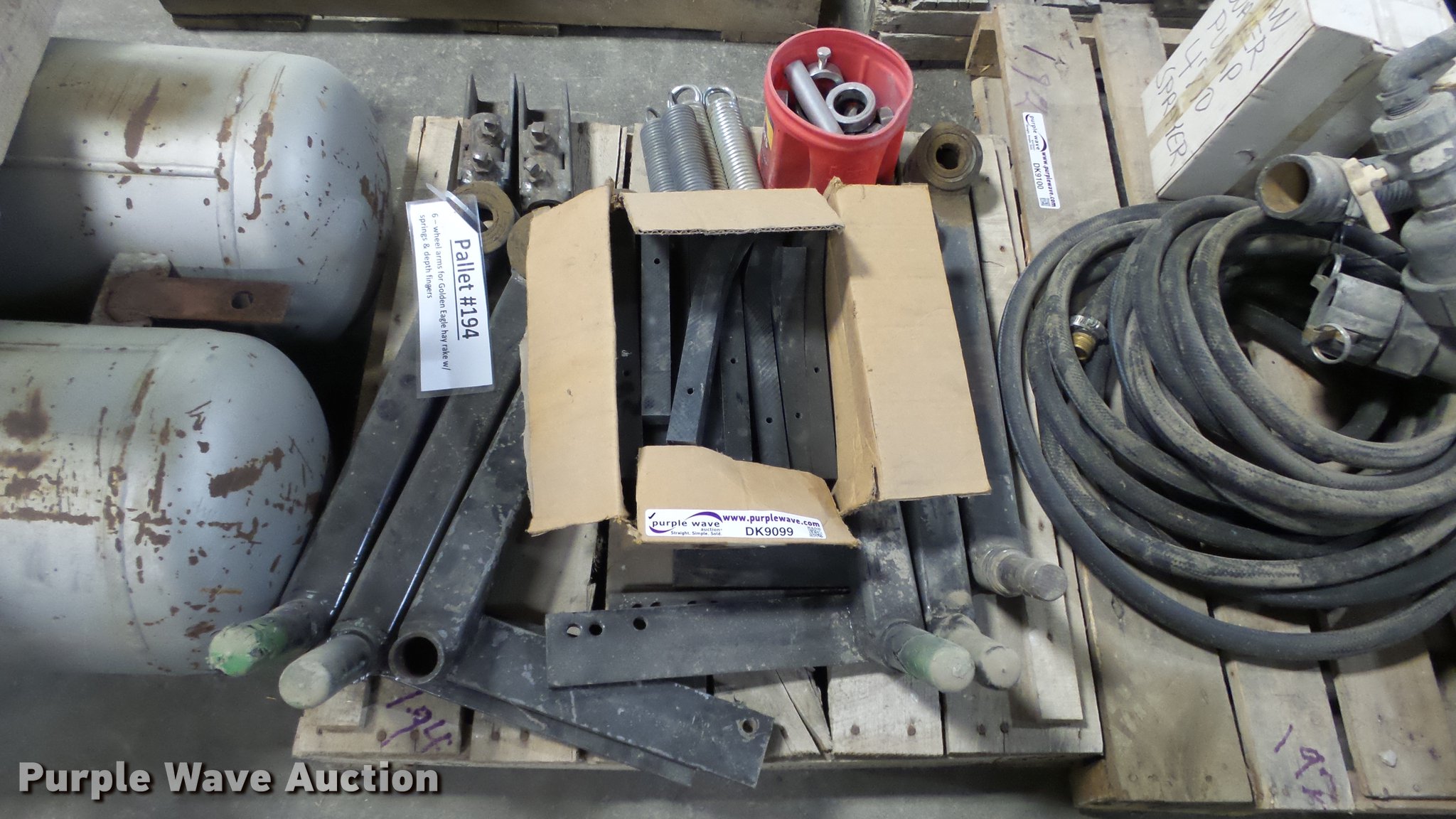 (6) Golden Eagle hay rake wheel arms in Lyons, KS | Item DK9099 sold ...