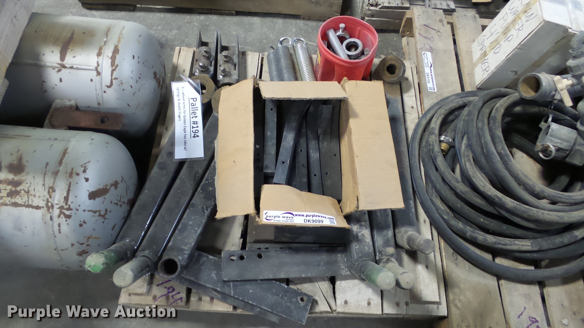 (6) Golden Eagle hay rake wheel arms in Lyons, KS | Item DK9099 sold ...