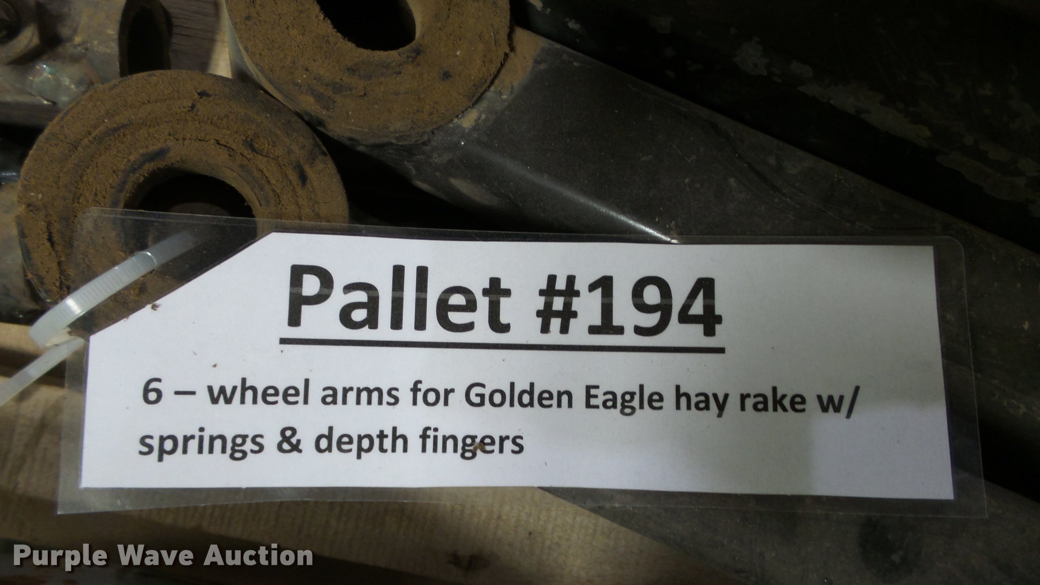 (6) Golden Eagle hay rake wheel arms in Lyons, KS | Item DK9099 sold ...