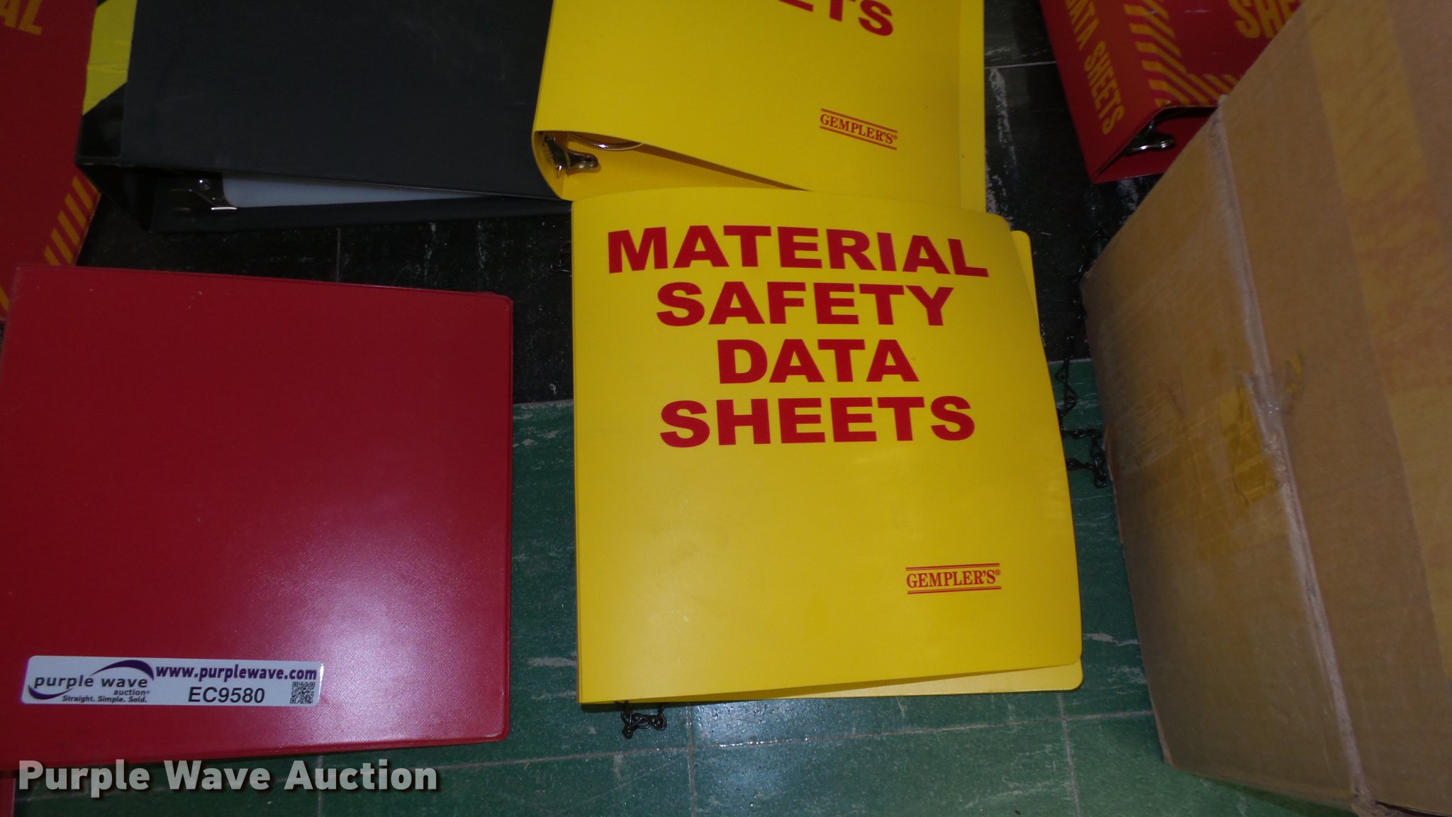 (20) material safety data sheet binders in Hutchinson, KS | Item EC9580 ...