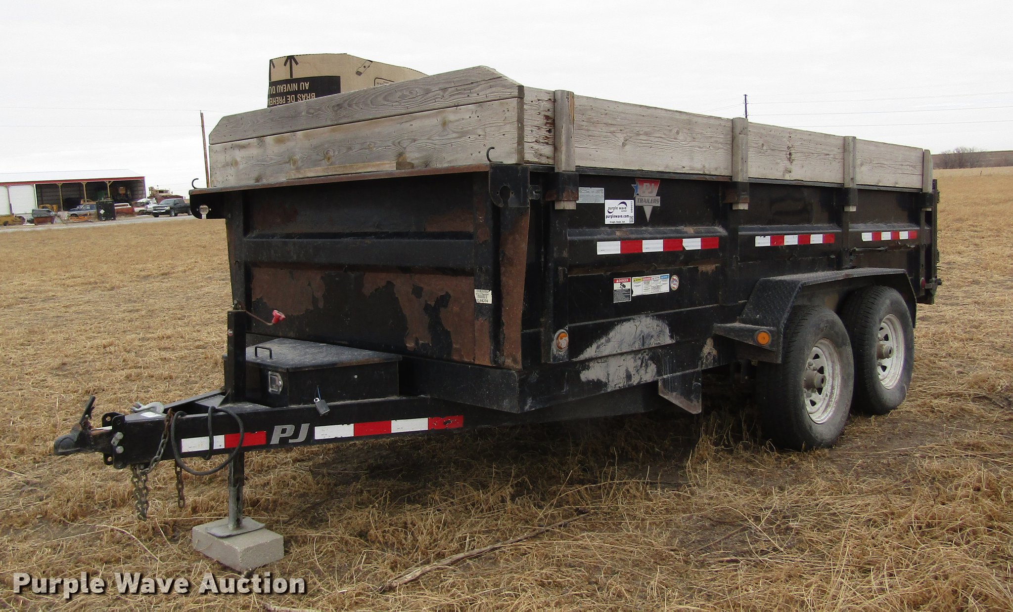2012 PJ dump trailer in Phillipsburg, KS | Item DB6652 sold | Purple Wave