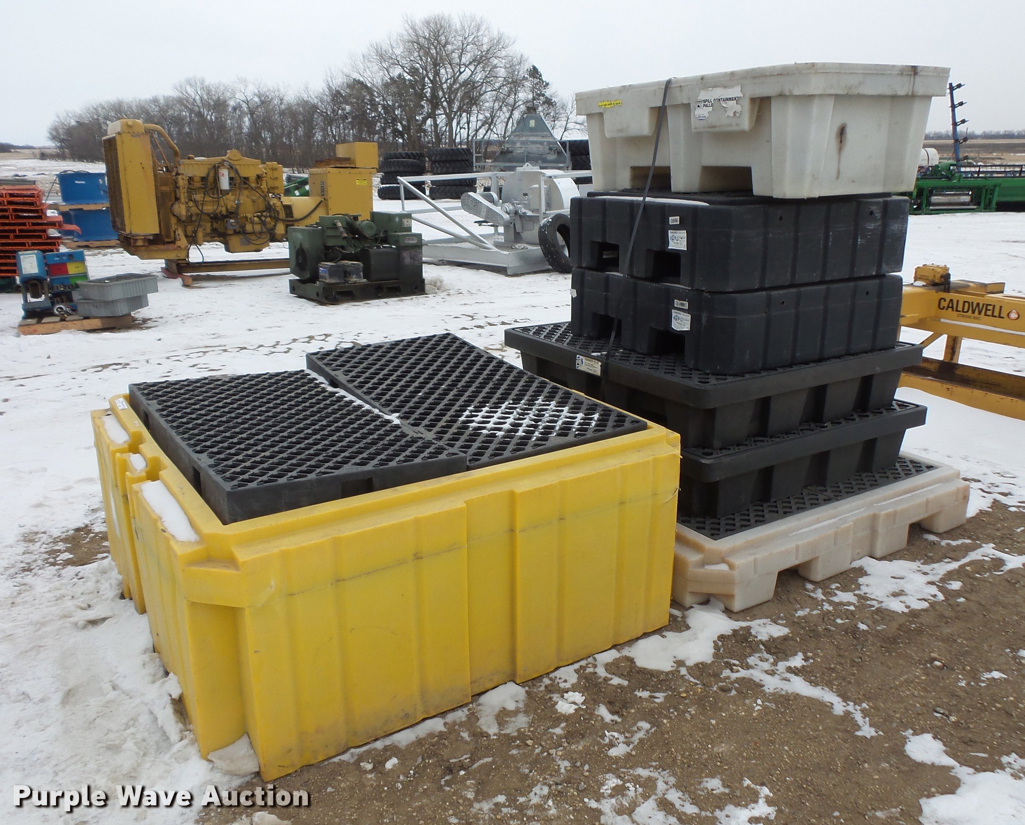 Poly spill containments in Toronto, SD | Item DV9527 sold | Purple Wave