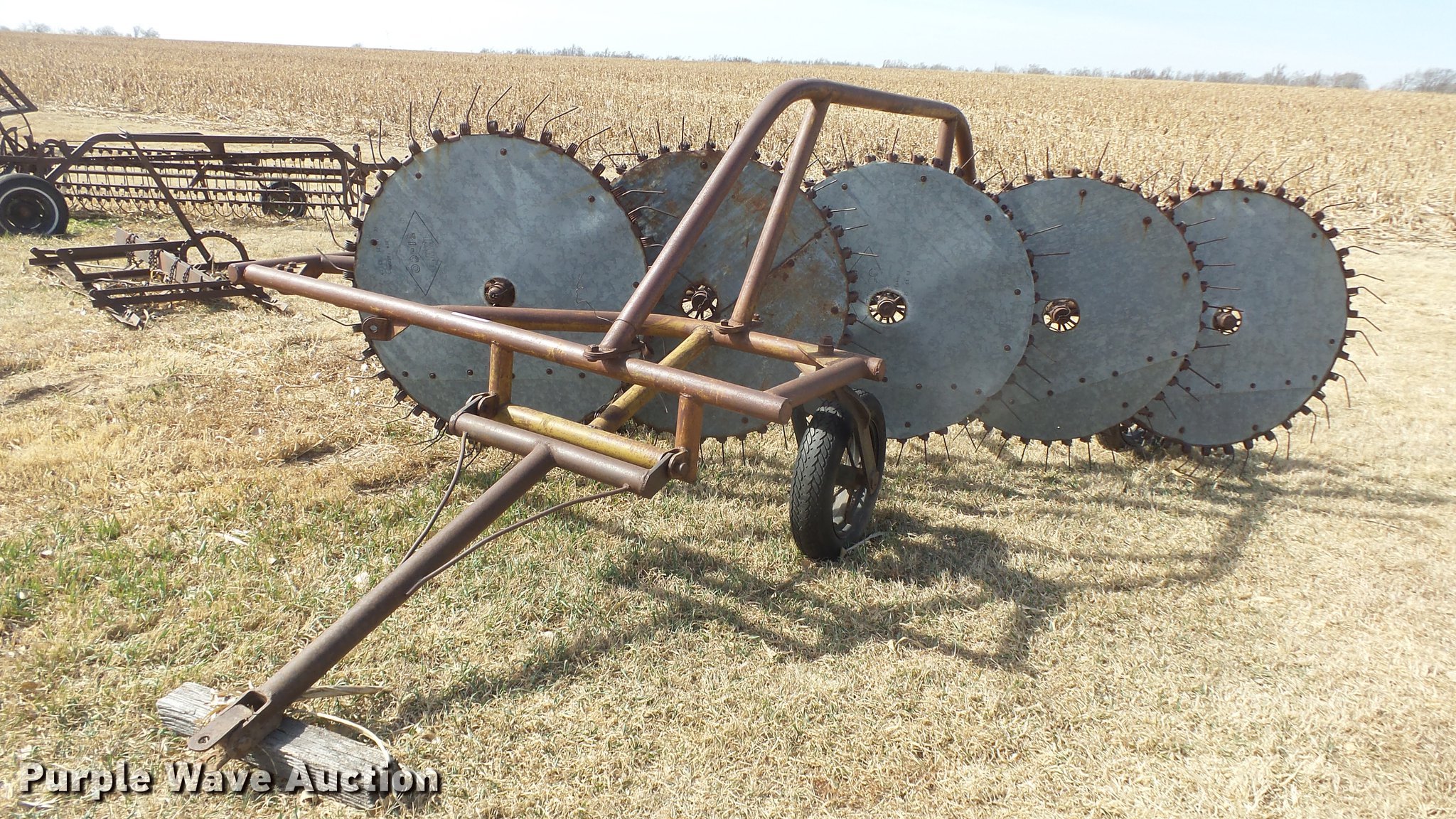 Tico hay rake in Lyons, KS | Item BF9782 sold | Purple Wave