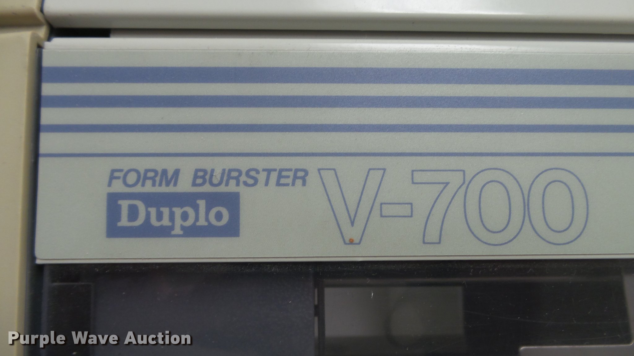 Duplo V700 form burster in Pratt, KS | Item DT9501 sold | Purple Wave