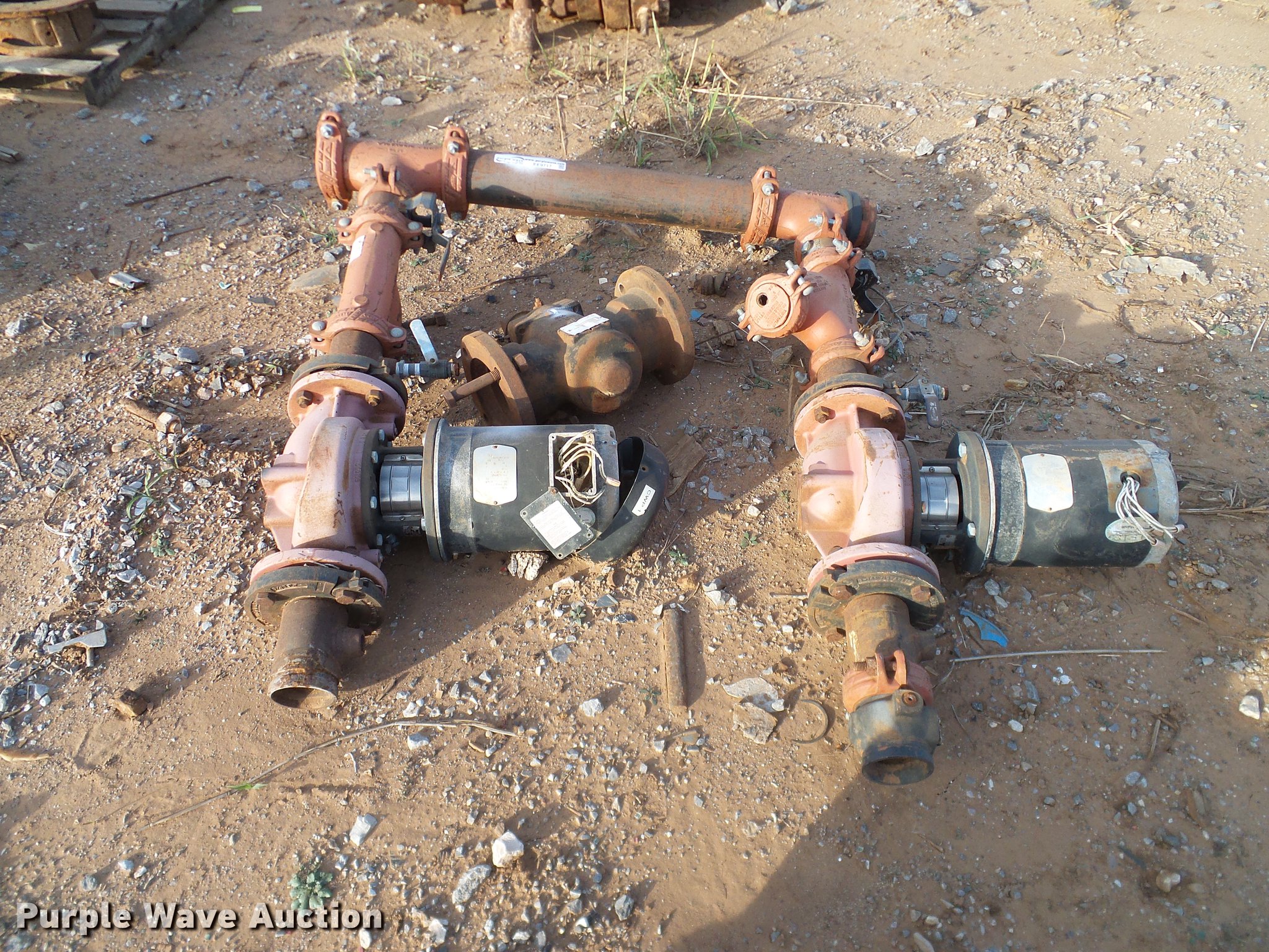 Dual centrifugal victaulic pump assembly in Marlow, OK | Item EE9717 ...