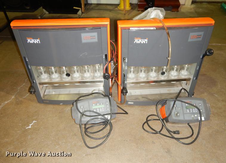(2) Avanti 2055 Soxtec Manual Foss Tec-ator extraction units in ...