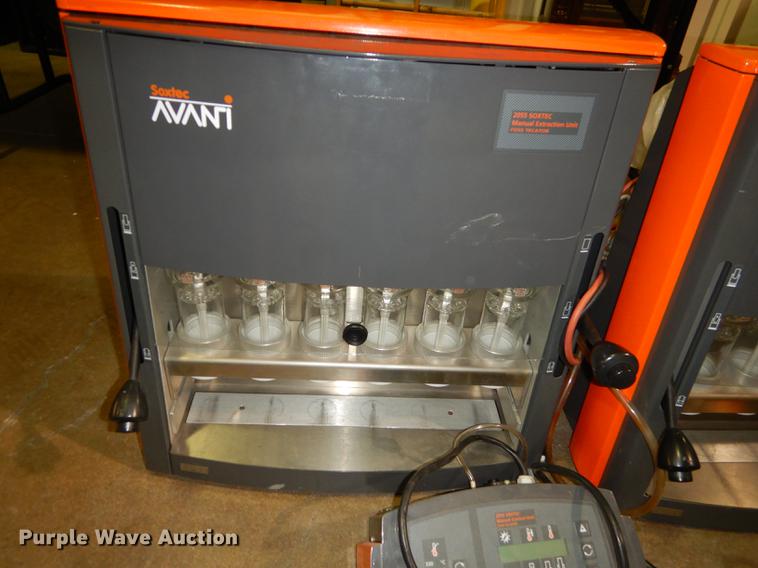 (2) Avanti 2055 Soxtec Manual Foss Tec-ator extraction units in ...