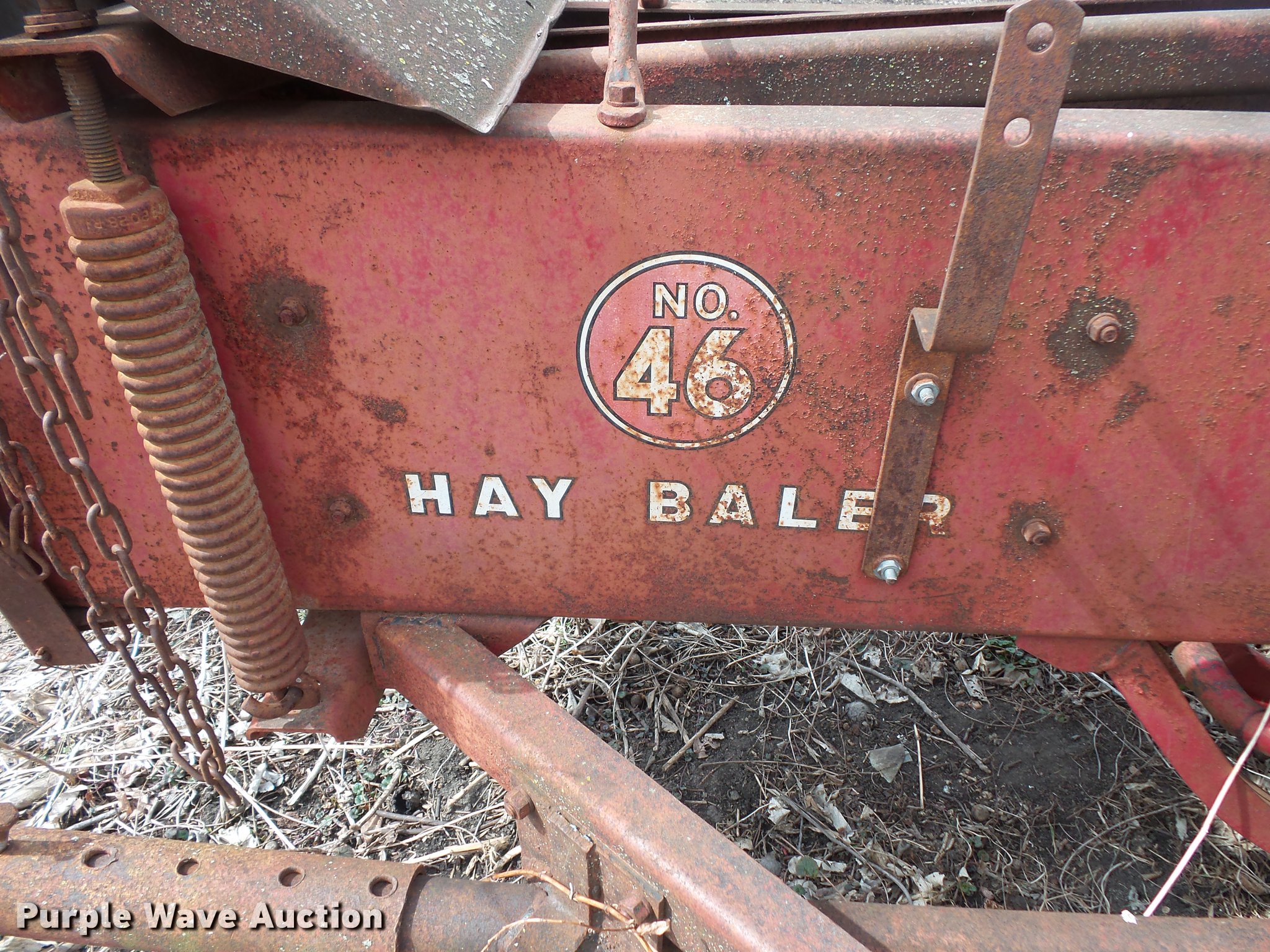 International 46 small square baler in Des Moines, IA | Item DW9622 ...