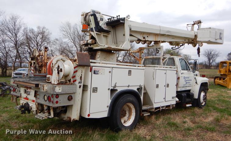 1994 Ford F800 digger derrick truck in Parsons, KS | Item EJ9963 sold ...