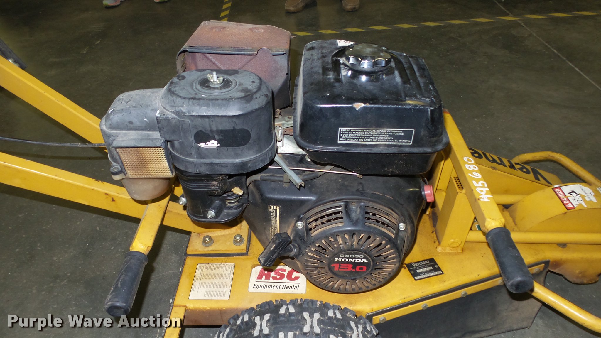 Vermeer SC130 stump grinder in Wichita, KS | Item EA9985 sold | Purple Wave