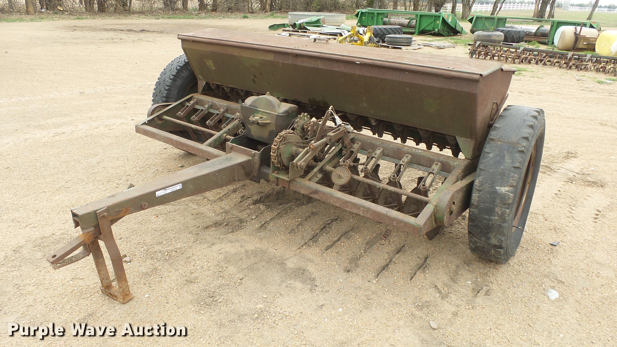 Oliver Superior grain drill in Kinsley, KS | Item EZ9576 sold | Purple Wave