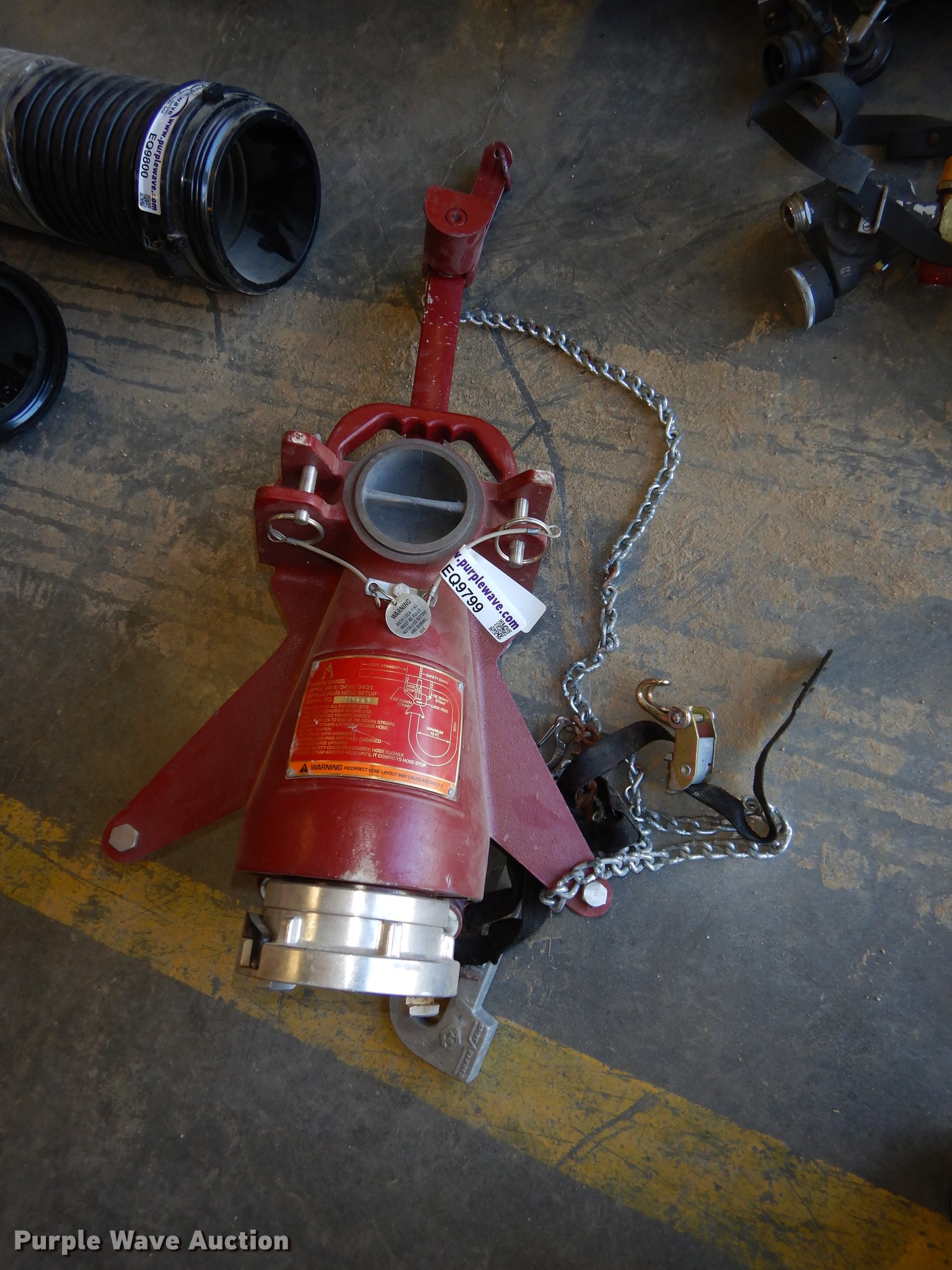 Akron Brass Apollo Water Thief ground mount for 1,000 GPM Akron nozzle ...