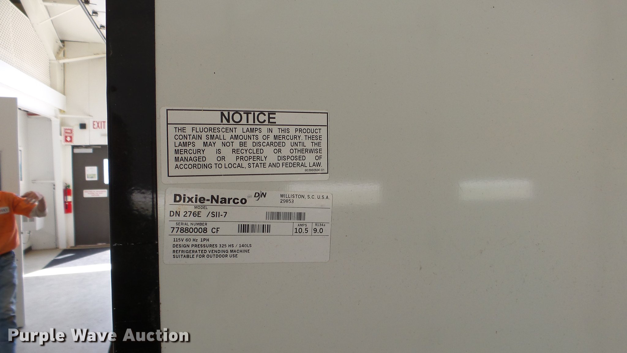 Dixie-Narco DN276E/S11-7 drink vending machine in Wichita, KS | Item ...