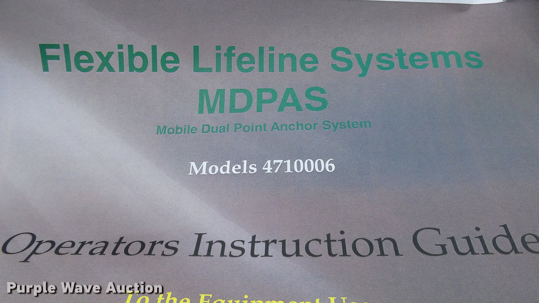 Lifeline FP-926-ACW7 fall arrest system in Wichita, KS | Item DS9000 ...