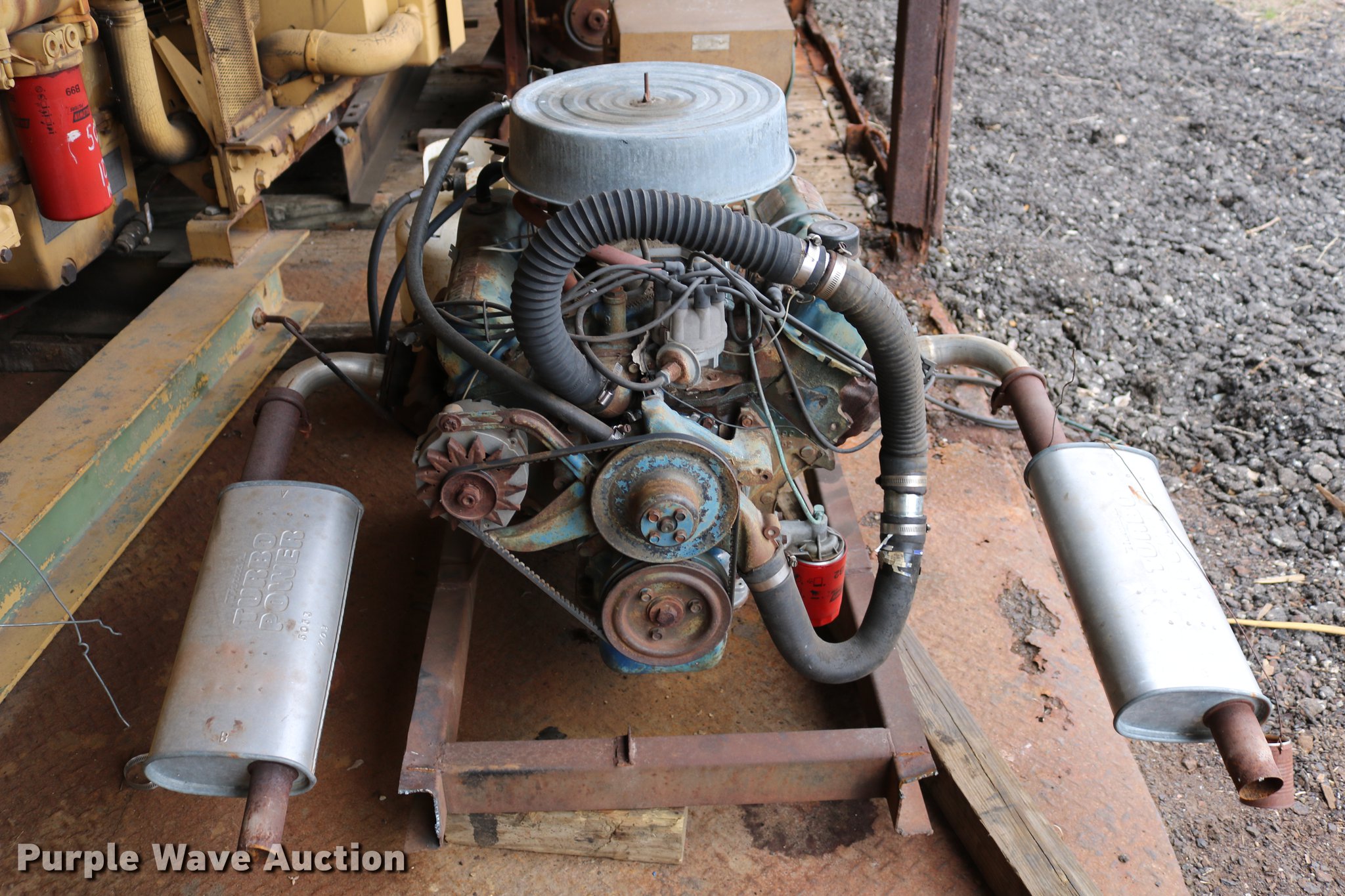 Ford 428 C.I.D. eight cylinder propane irrigation engine in Concordia ...