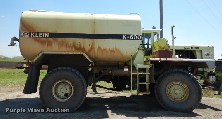 1974 Euclid R35 water truck in LaCygne, KS | Item DC0444 sold | Purple Wave