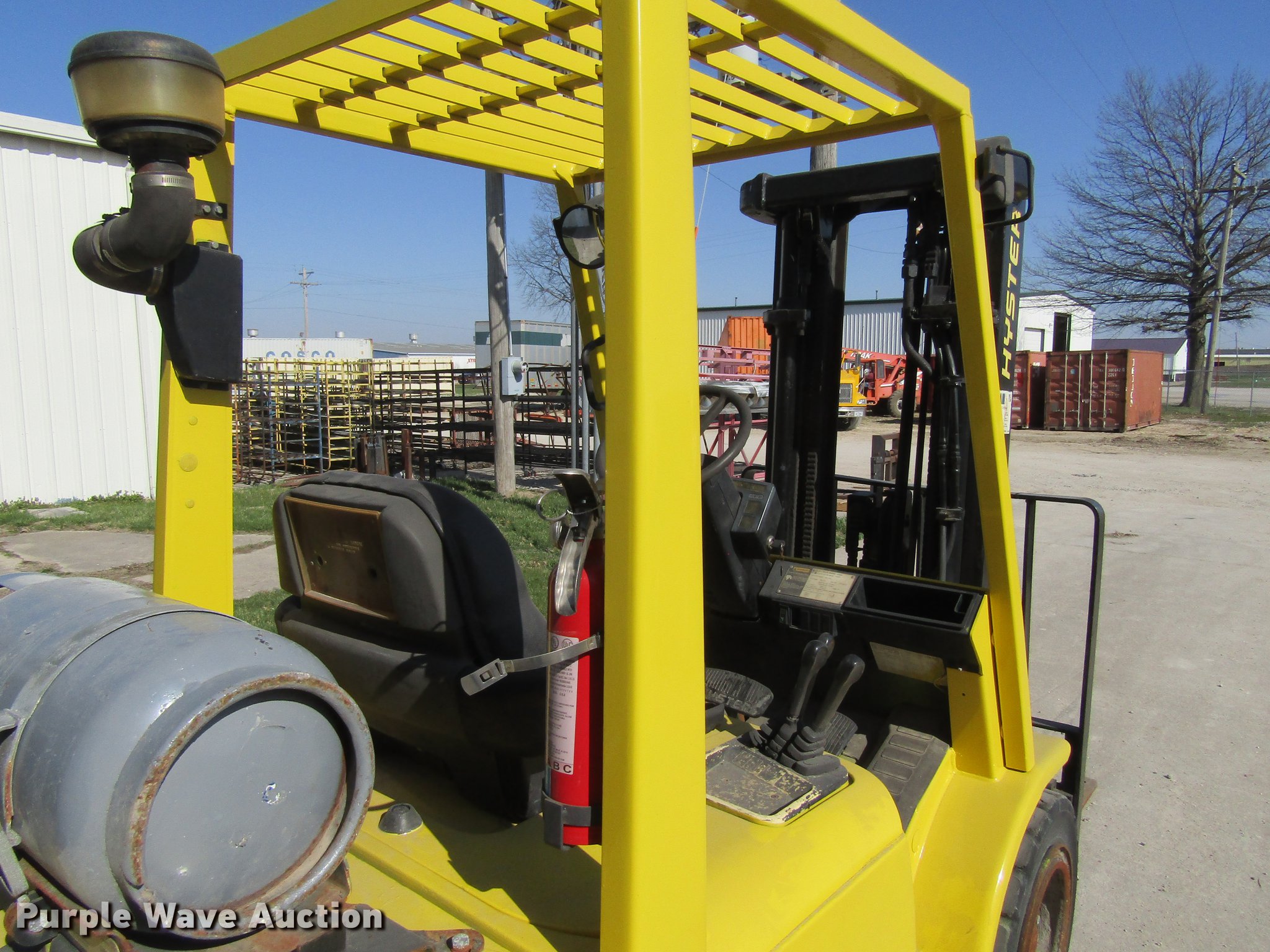 Hyster H45XM forklift in Mount Pleasant, IA | Item DF3777 sold | Purple ...