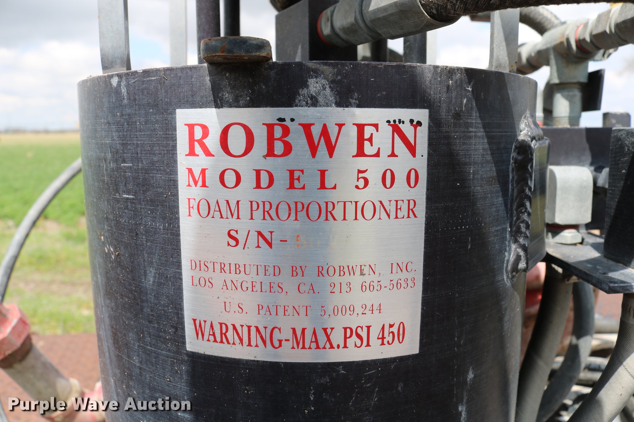 (3) Robwen 500 foaming units in Downs, KS | Item DD4229 sold | Purple Wave