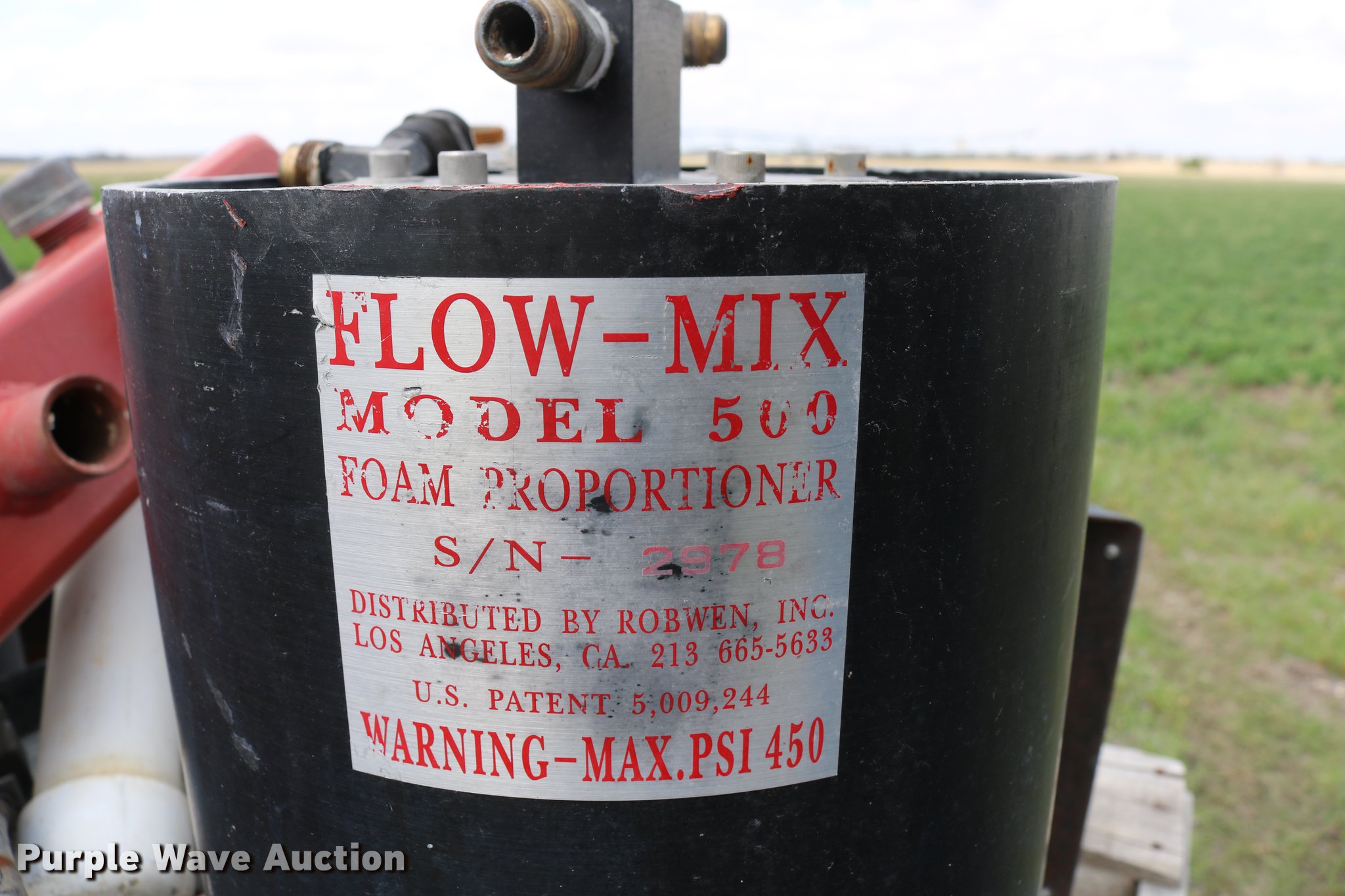 (3) Robwen 500 foaming units in Downs, KS | Item DD4229 sold | Purple Wave