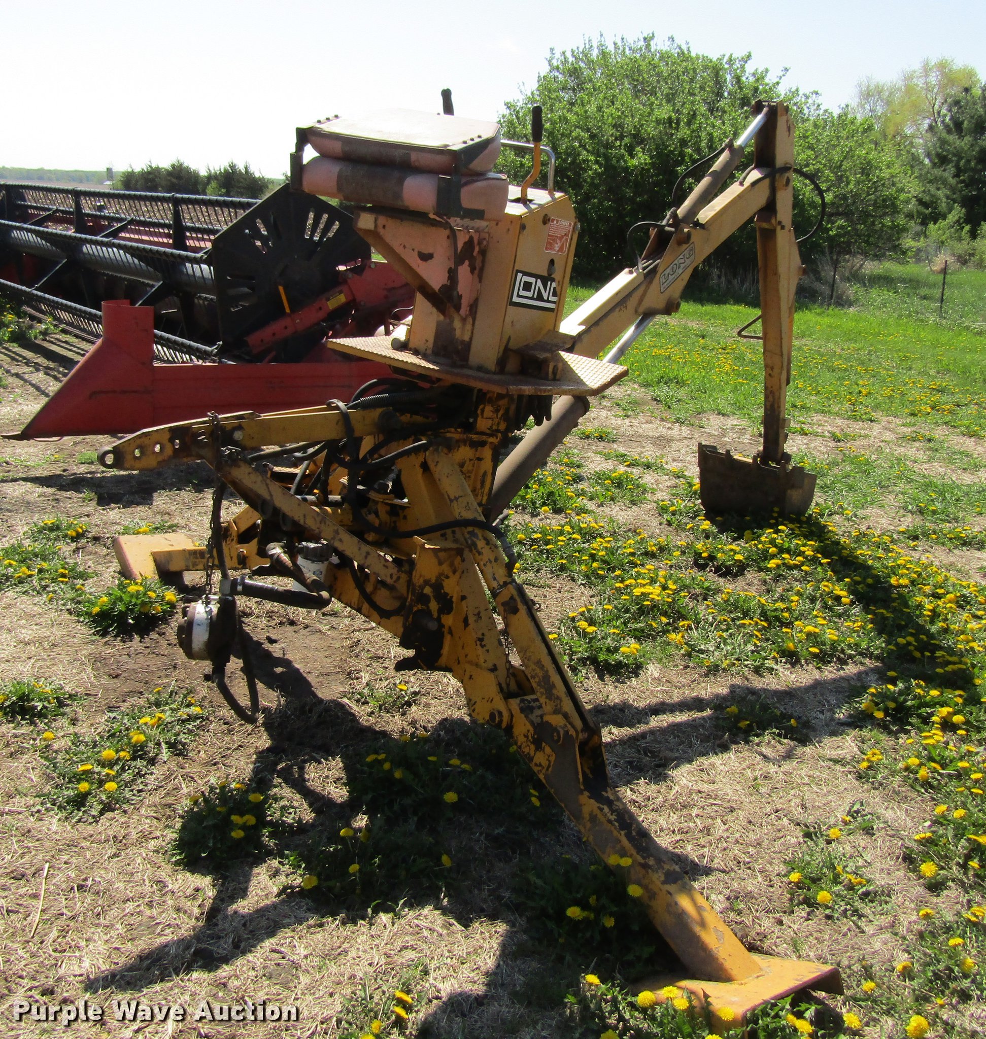 1980 Long 1199A backhoe attachment in Wheatland, IA | Item DF3789 sold ...