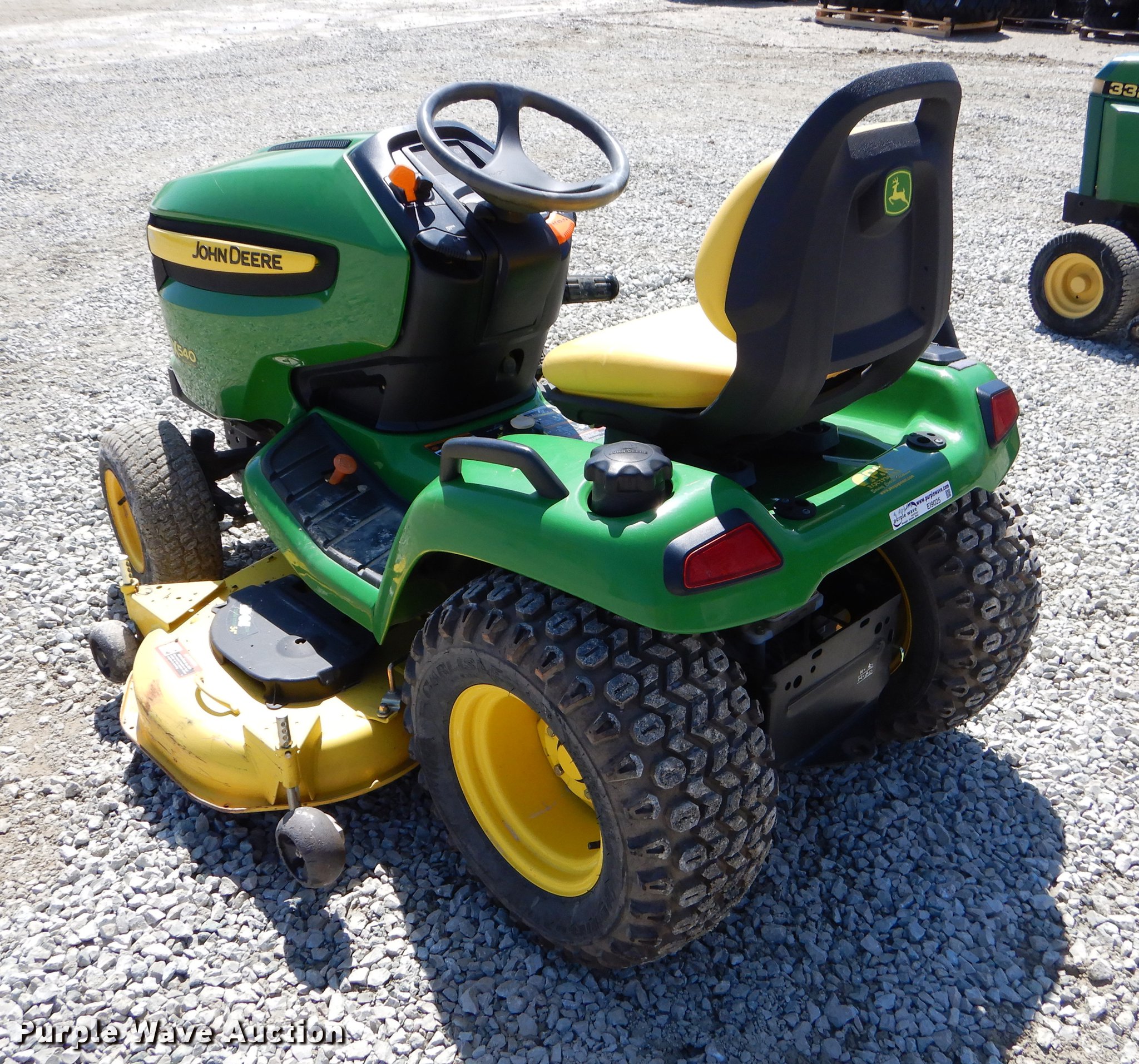 John Deere X540 lawn mower in Davis, OK | Item EI9025 sold | Purple Wave