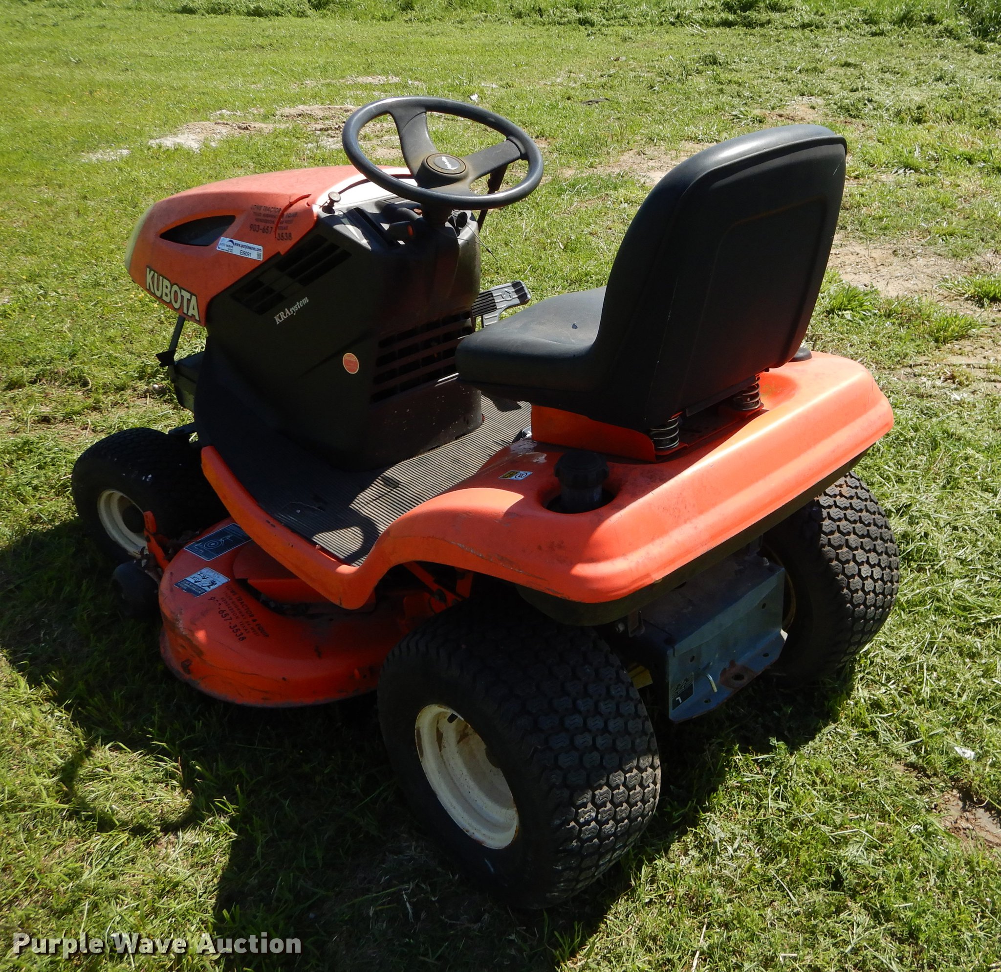 Kubota T1570 lawn mower in Ada, OK | Item EI9091 sold | Purple Wave