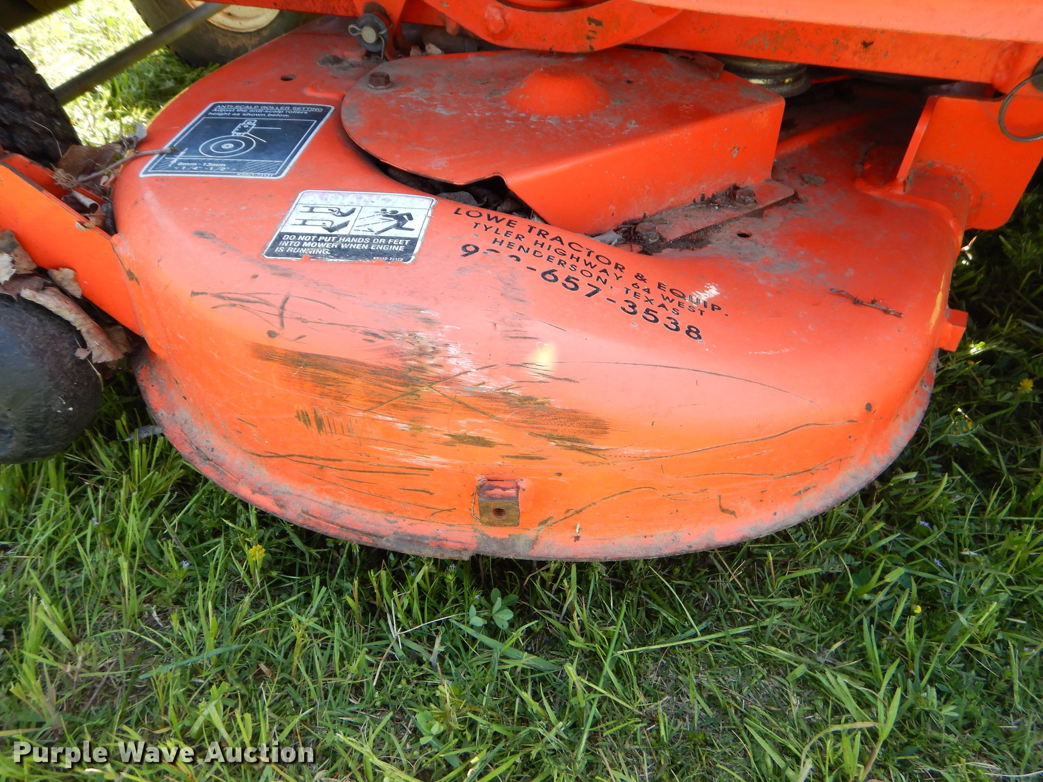 Kubota T1570 lawn mower in Ada, OK | Item EI9091 sold | Purple Wave