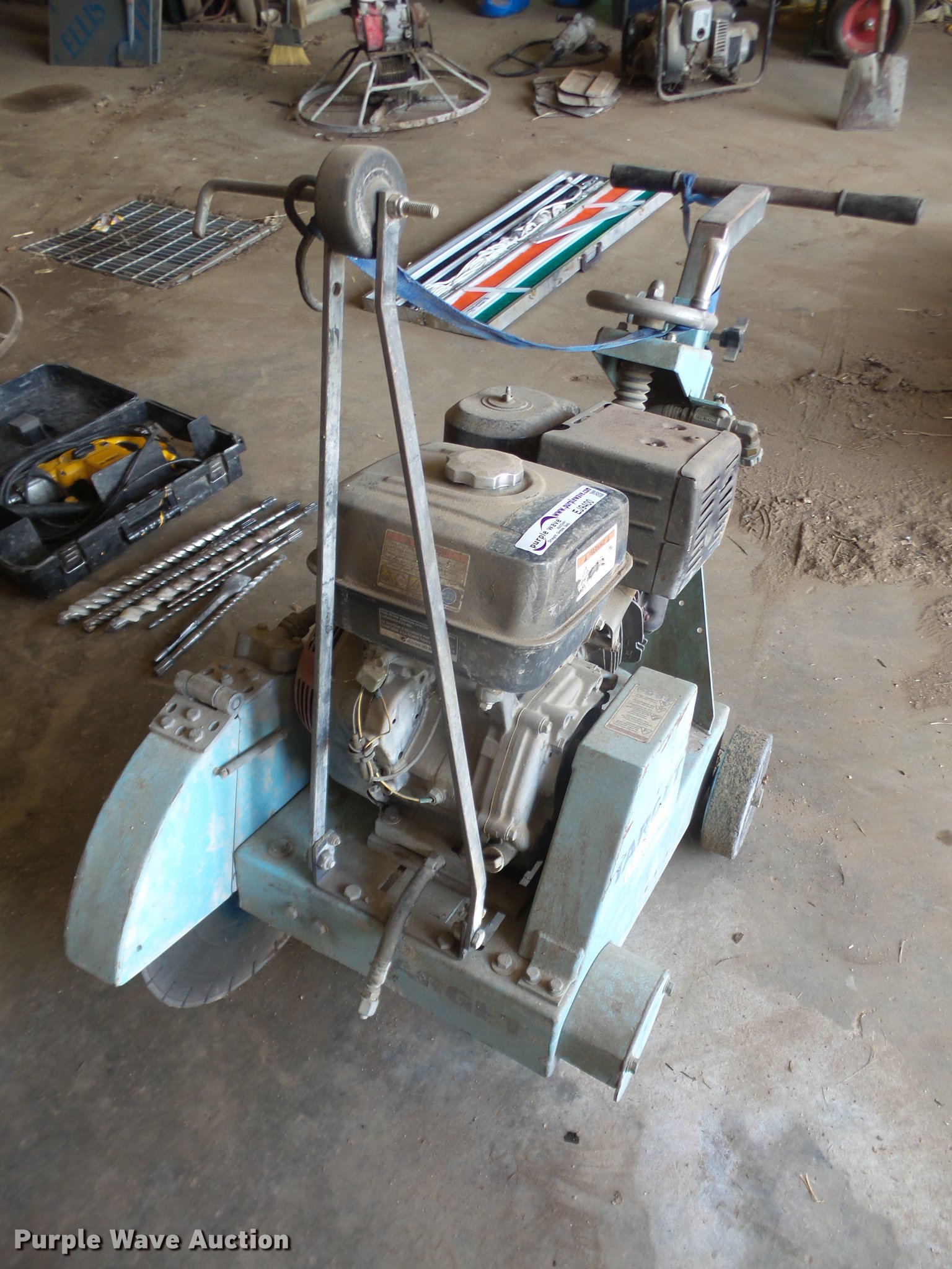 Target MC18 concrete saw in Mayetta, KS | Item EJ9400 sold | Purple Wave