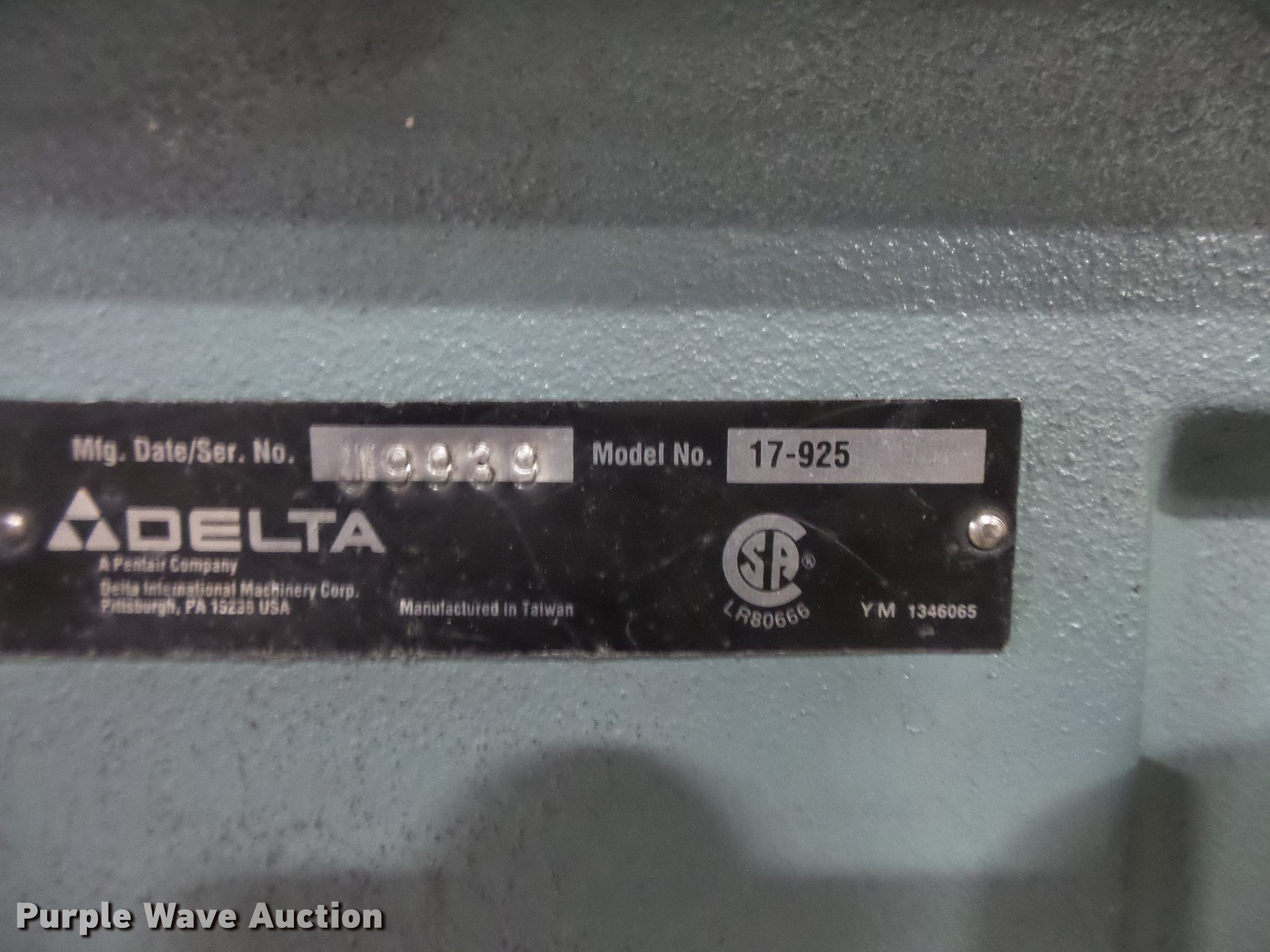 Delta 17-925 drill press in Des Moines, IA | Item DV9266 sold | Purple Wave