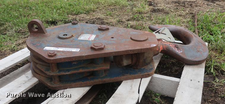 Mckissick two sheave load block in Leeton, MO | Item EP9364 sold ...