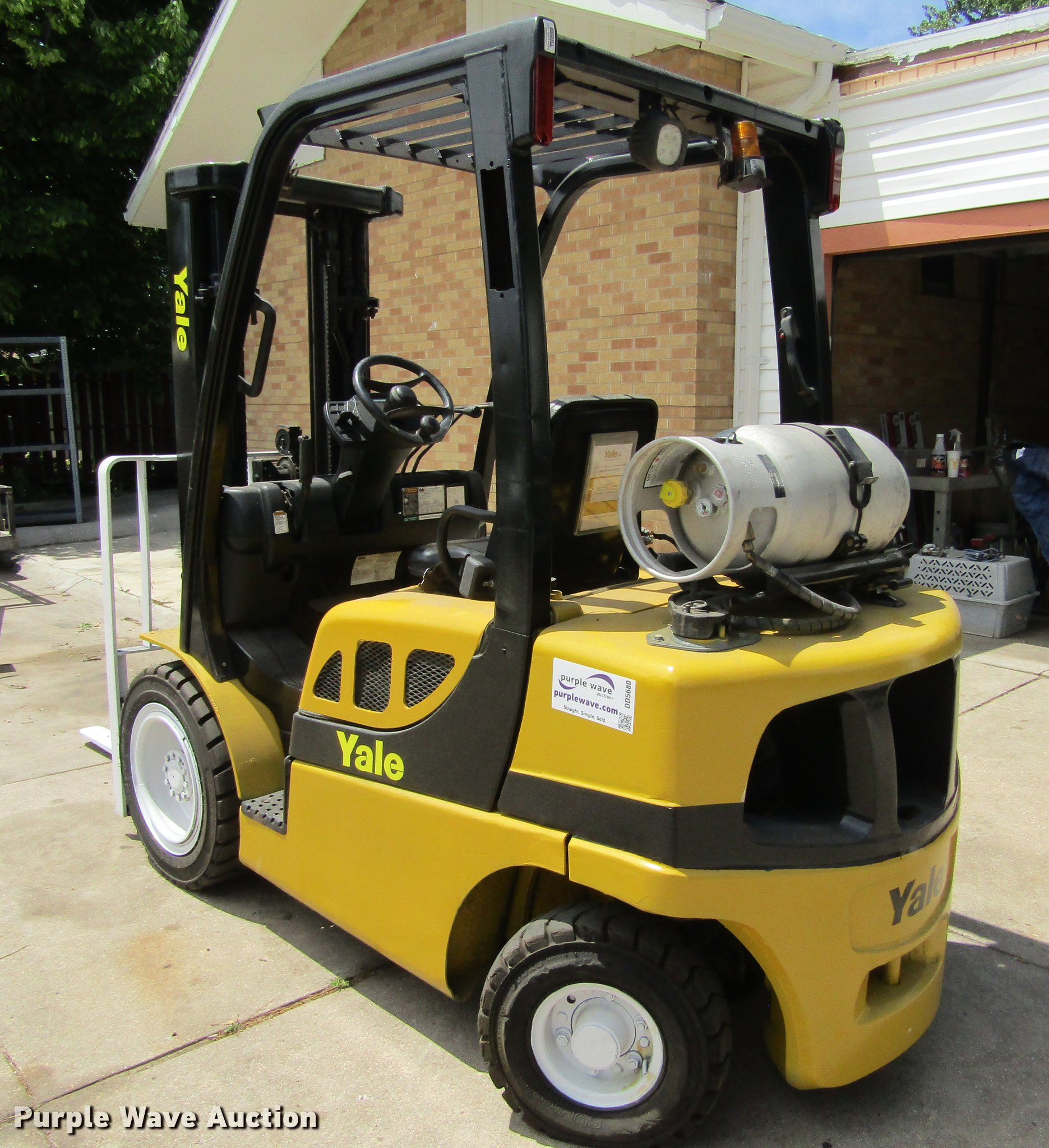 2013 Yale GLP050 forklift in Dodge City, KS | Item DD5680 sold | Purple ...