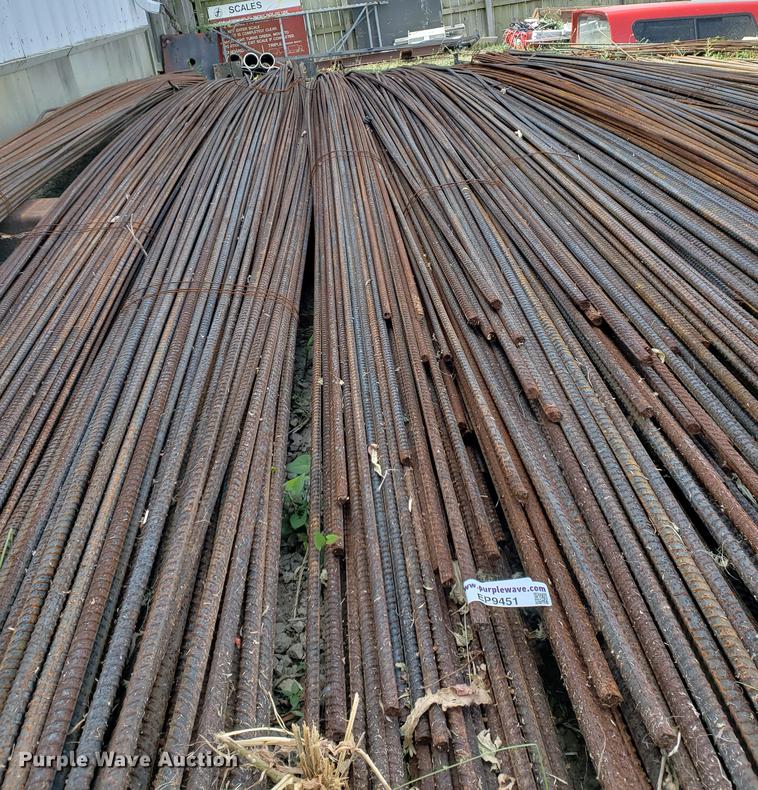 (250) 1/2" rebar in Grain Valley, MO | Item EP9451 sold | Purple Wave