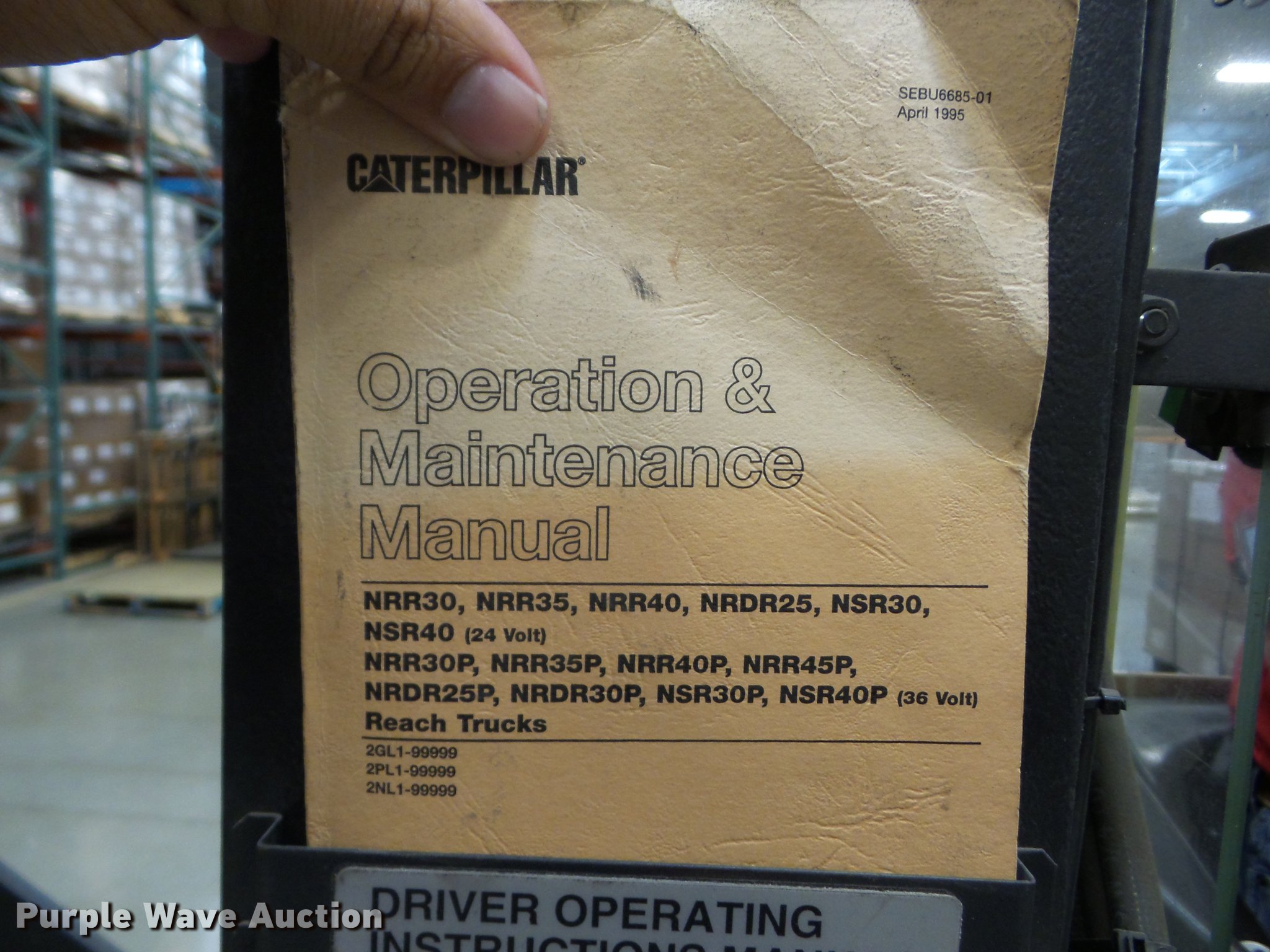 Caterpillar NRR30 narrow isle forklift in Bartlesville, OK | Item ...