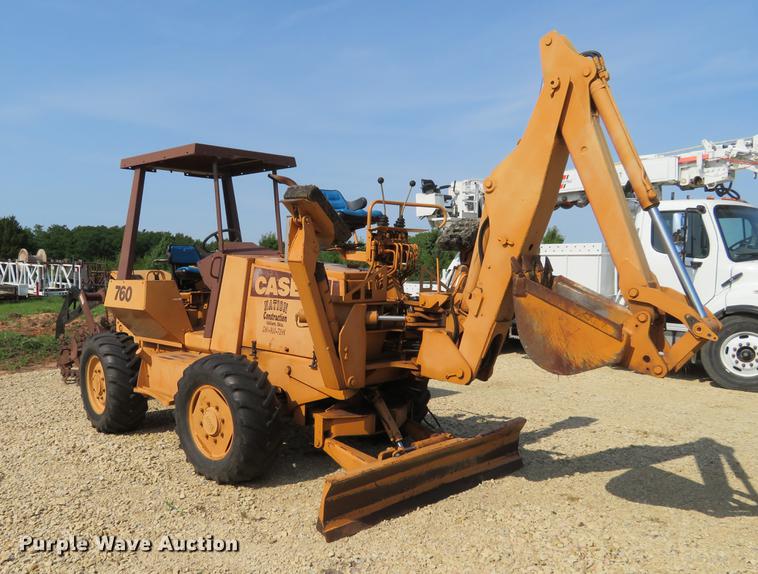 1988 Case 760 trencher in Ponca City, OK | Item EJ9628 sold | Purple Wave